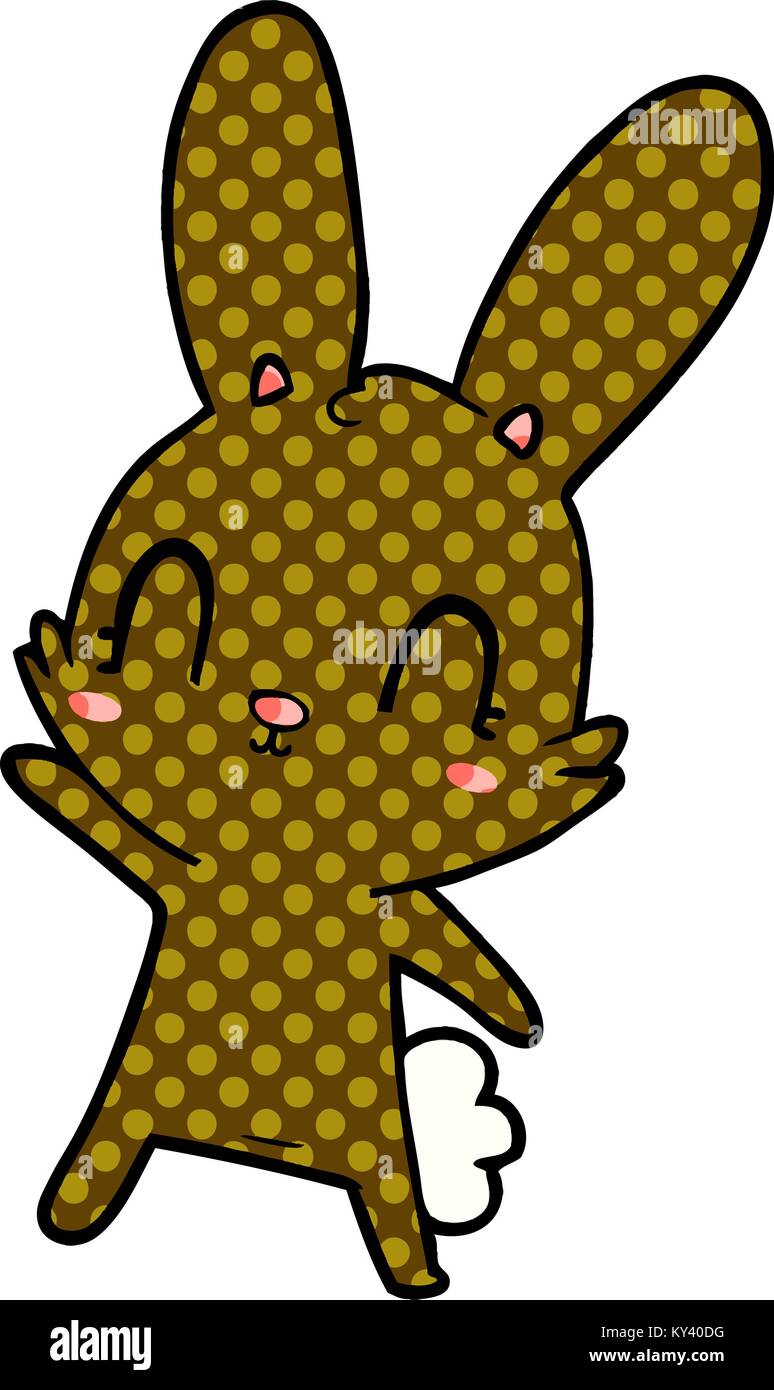 cute cartoon rabbit Stock Vector Image & Art - Alamy