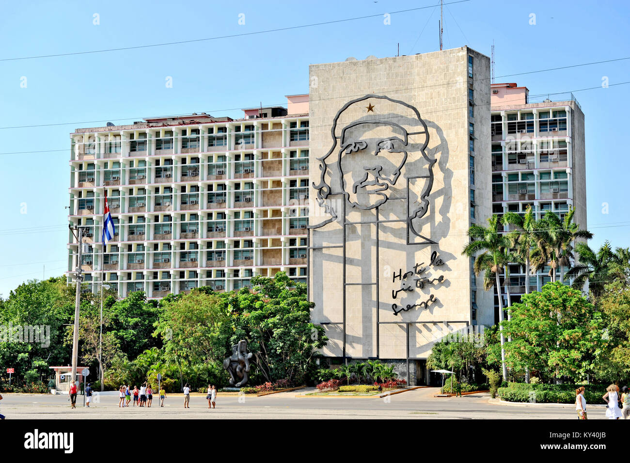 HAVANA, CUBA, MAY 11, 2009. The Revolution Square, in Havana, Cuba, on ...