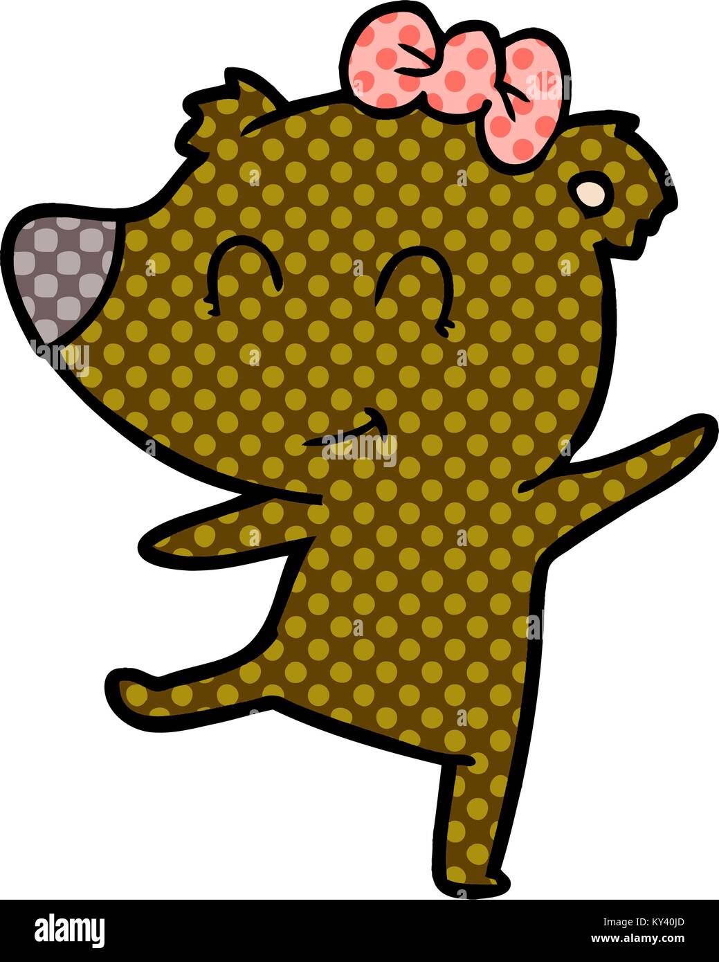 female bear cartoon Stock Vector Image & Art - Alamy