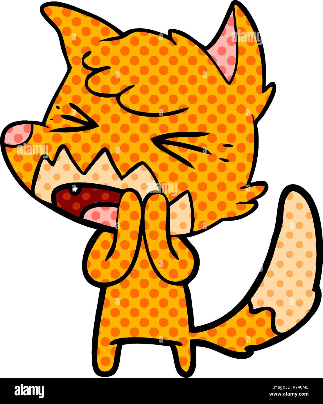 angry cartoon fox Stock Vector Image & Art - Alamy
