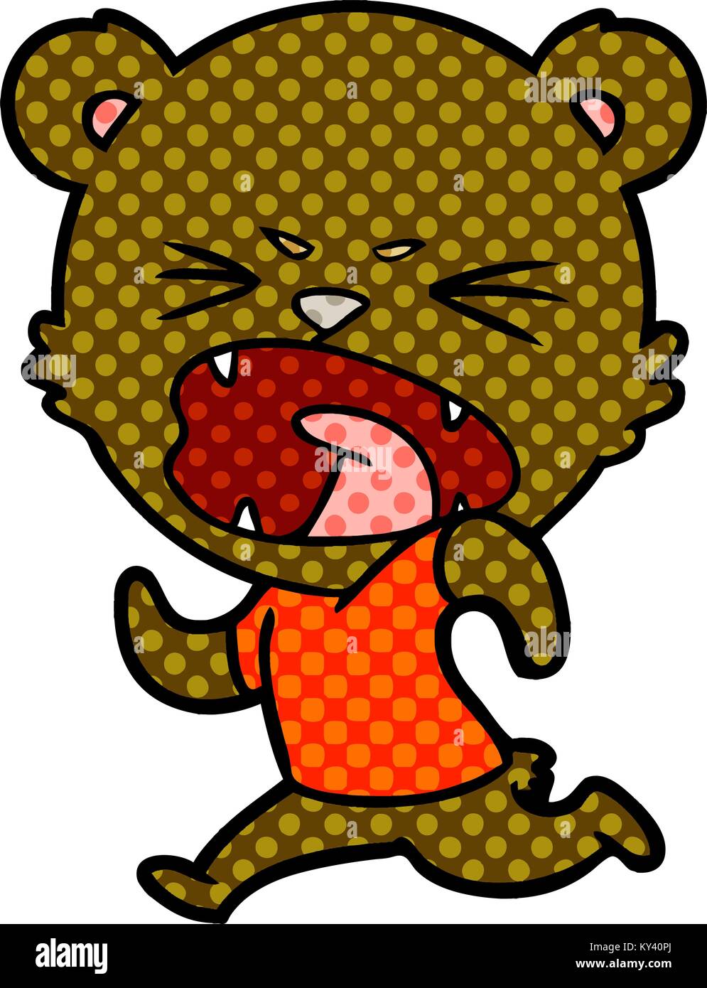 Angry bear running hi-res stock photography and images - Alamy