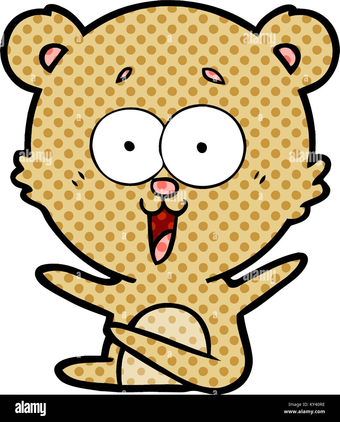 laughing teddy bear cartoon Stock Vector Image & Art - Alamy
