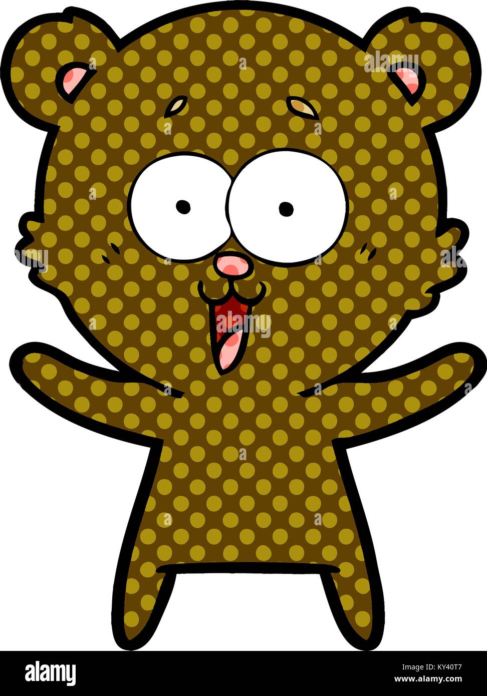 laughing teddy bear cartoon Stock Vector Image & Art - Alamy