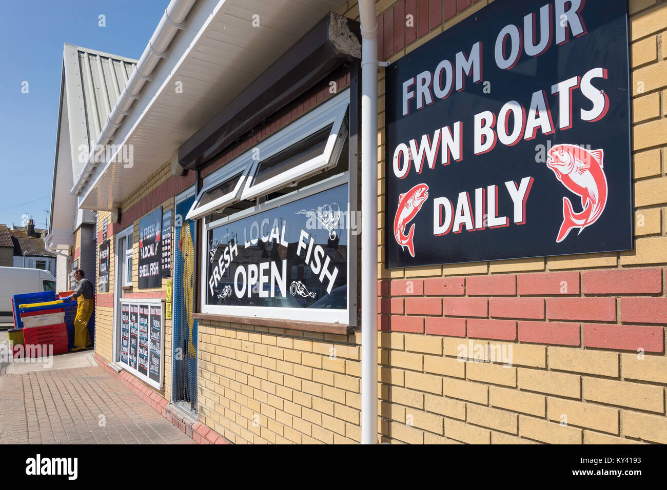 Great places for fresh fish hi-res stock photography and images - Alamy