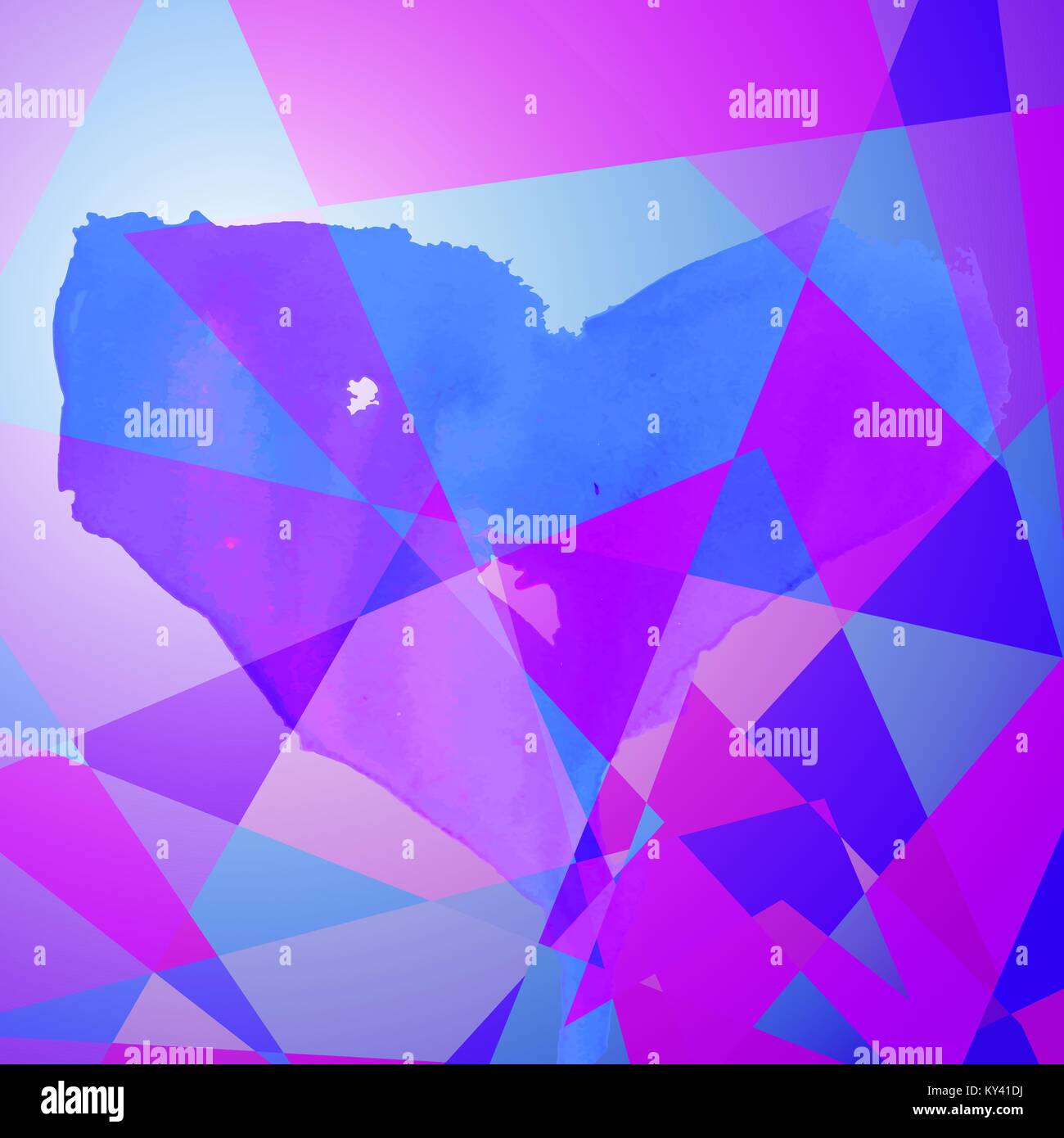 Mosaic blue background triangles Stock Vector Images - Alamy