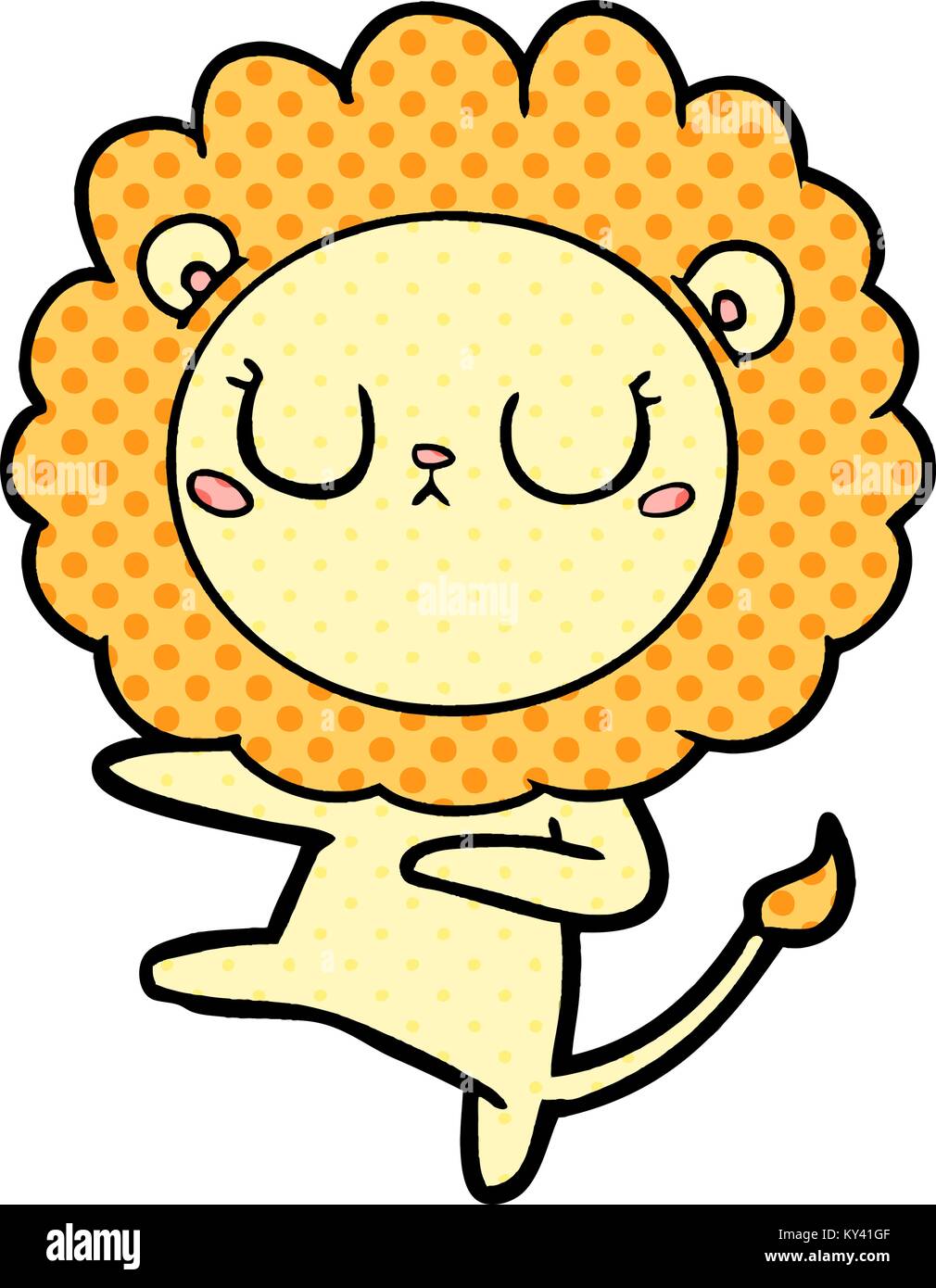 cartoon lion dancing Stock Vector Image & Art - Alamy