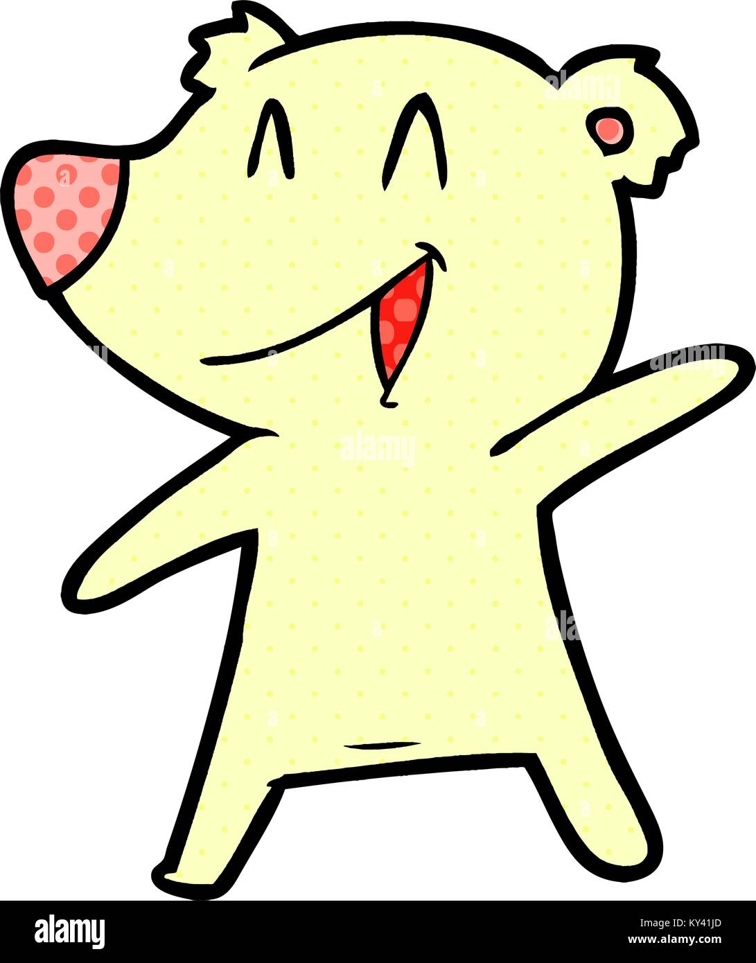 laughing bear cartoon Stock Vector Image & Art - Alamy