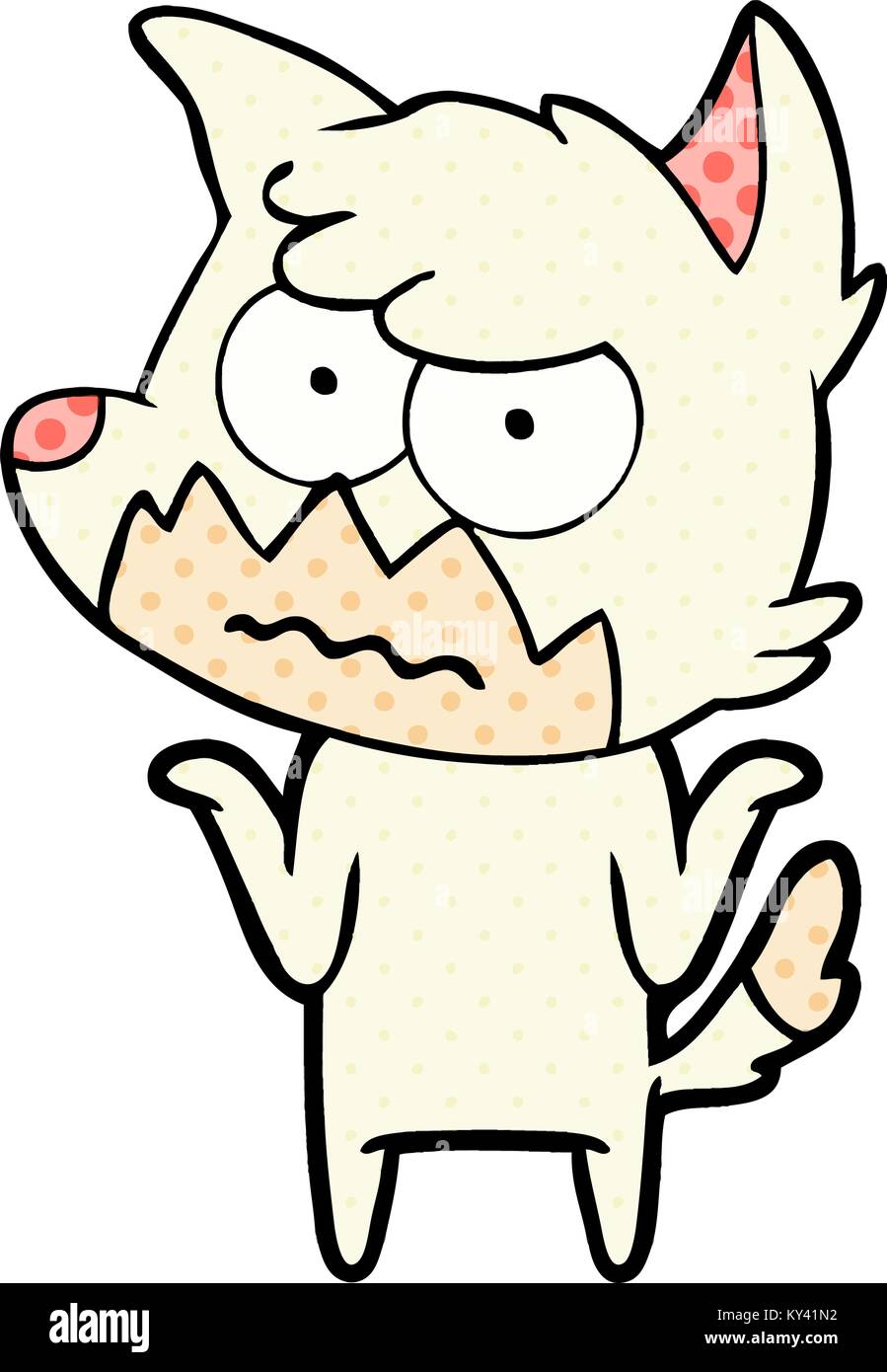 cartoon annoyed fox Stock Vector Image & Art - Alamy