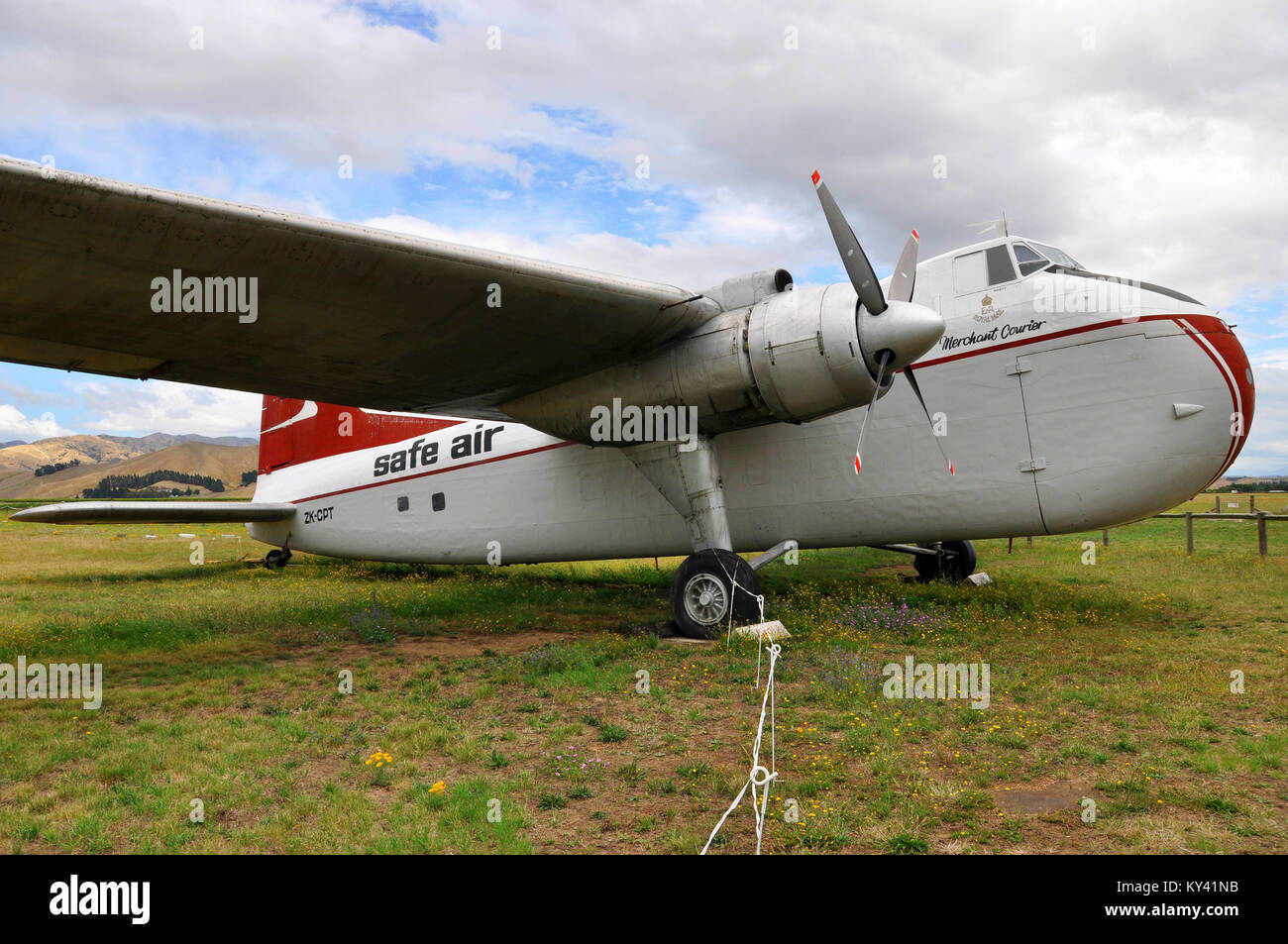 Bristol 170 Freighter ZK-CPT of Safe Air at Omaka Aviation Heritage ...