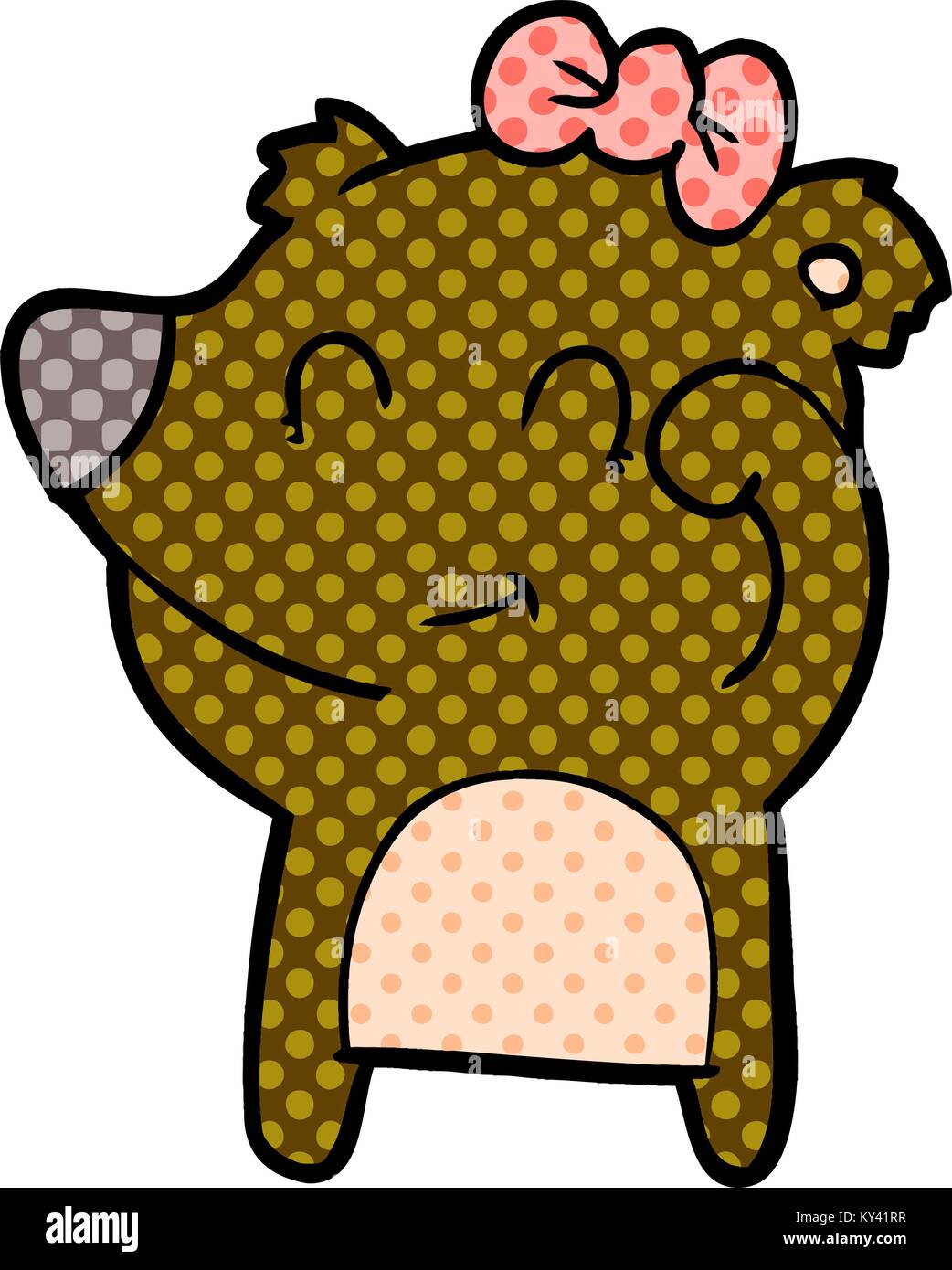 female bear cartoon Stock Vector Image & Art - Alamy