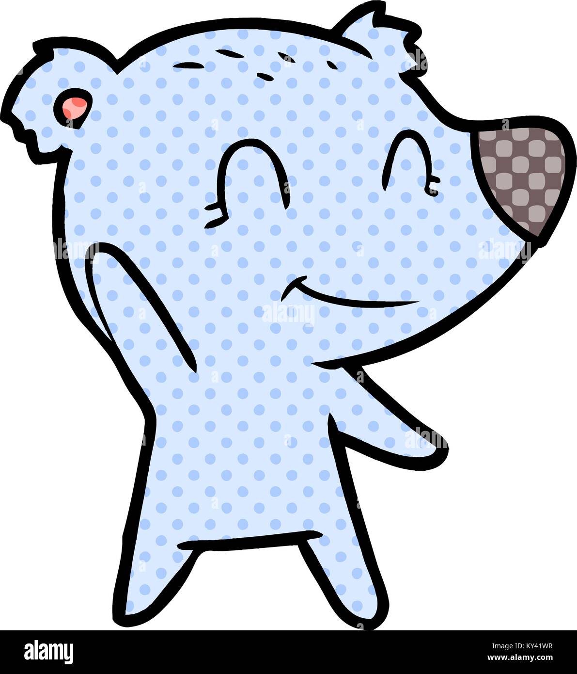 friendly bear cartoon Stock Vector Image & Art - Alamy