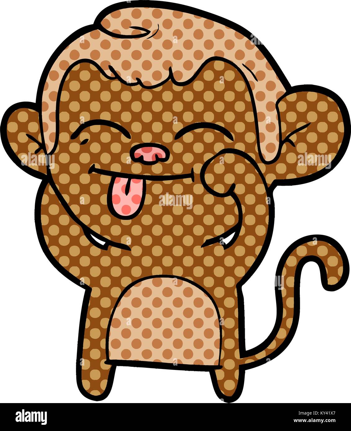 funny cartoon monkey Stock Vector Image & Art - Alamy