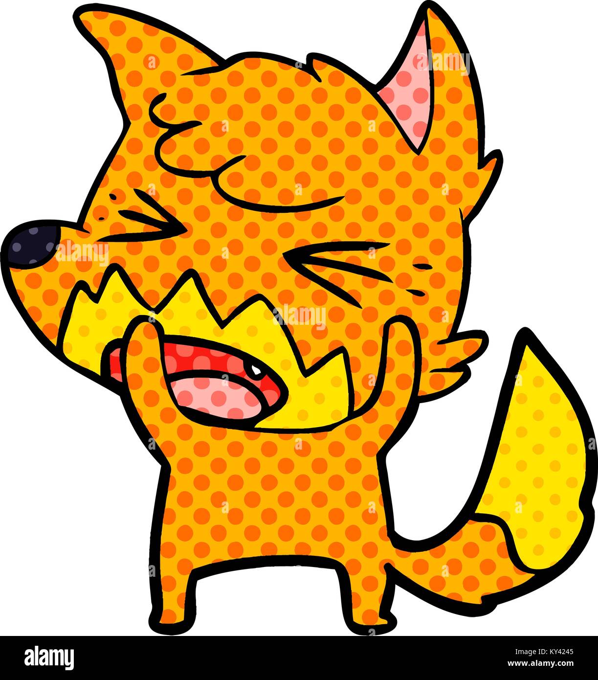 angry cartoon fox Stock Vector Image & Art - Alamy
