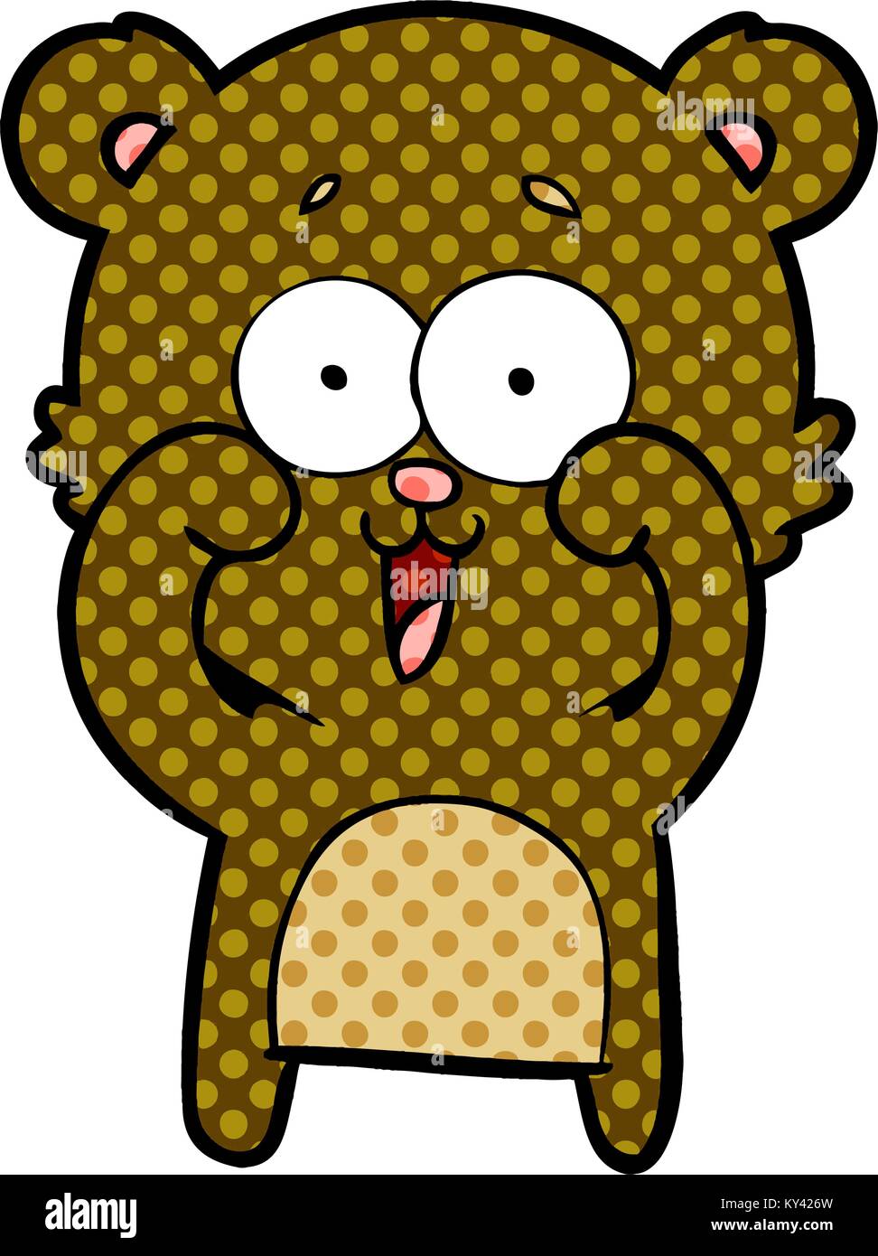 laughing teddy bear cartoon Stock Vector Image & Art - Alamy