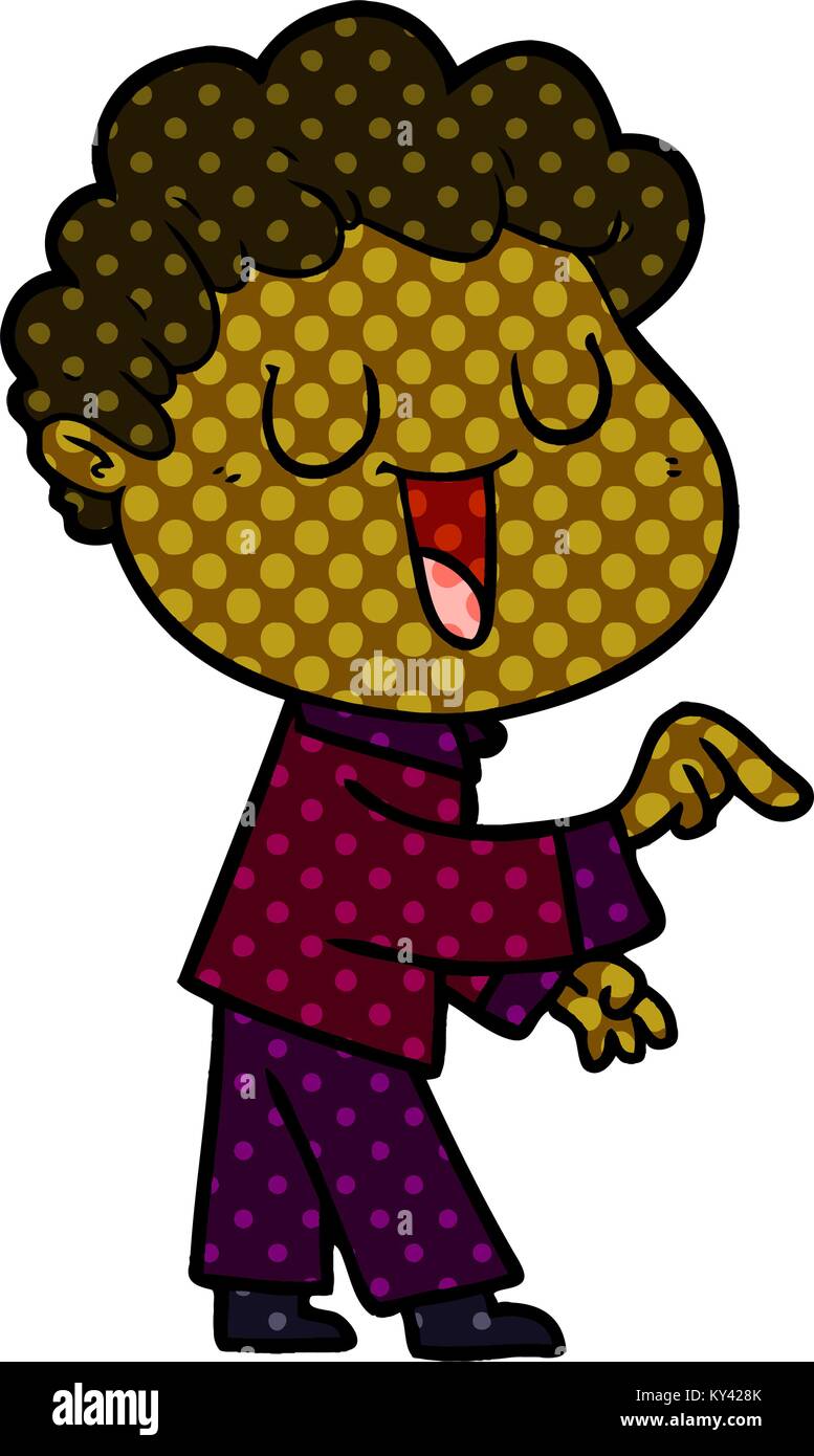 laughing cartoon man Stock Vector Image & Art - Alamy