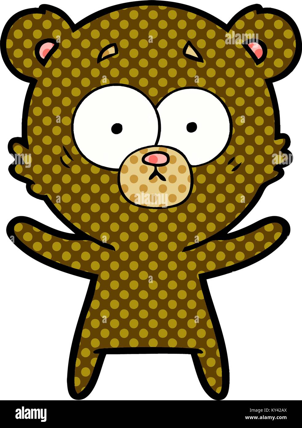 surprised bear cartoon Stock Vector Image & Art - Alamy