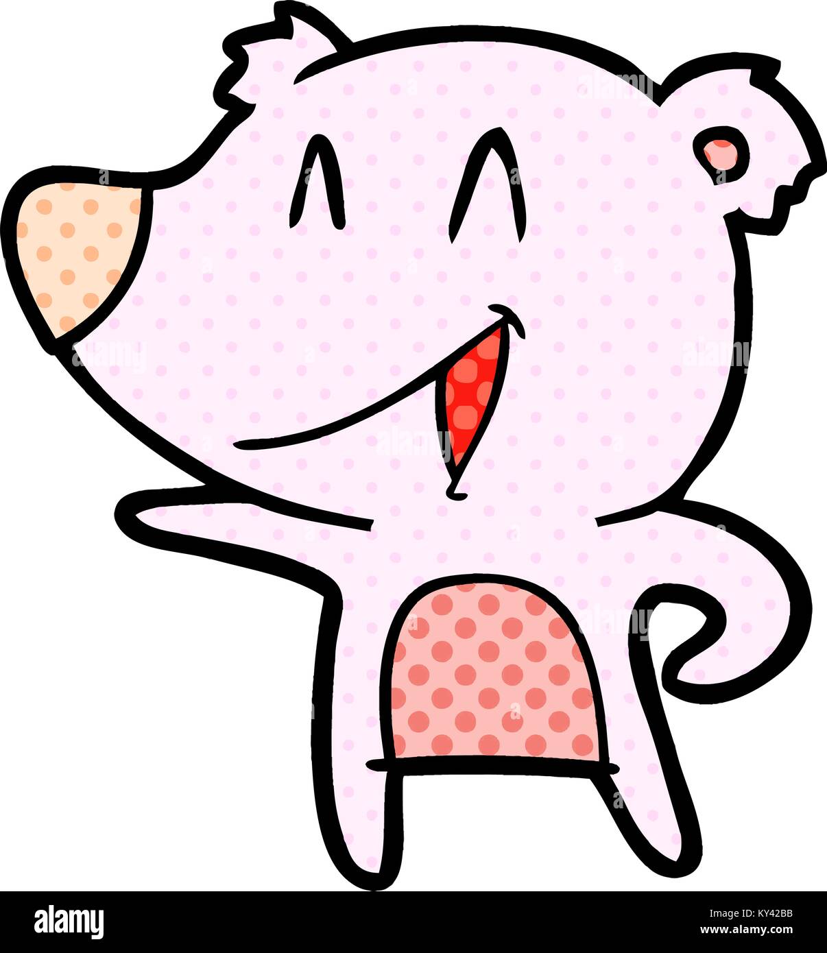 laughing bear cartoon Stock Vector Image & Art - Alamy