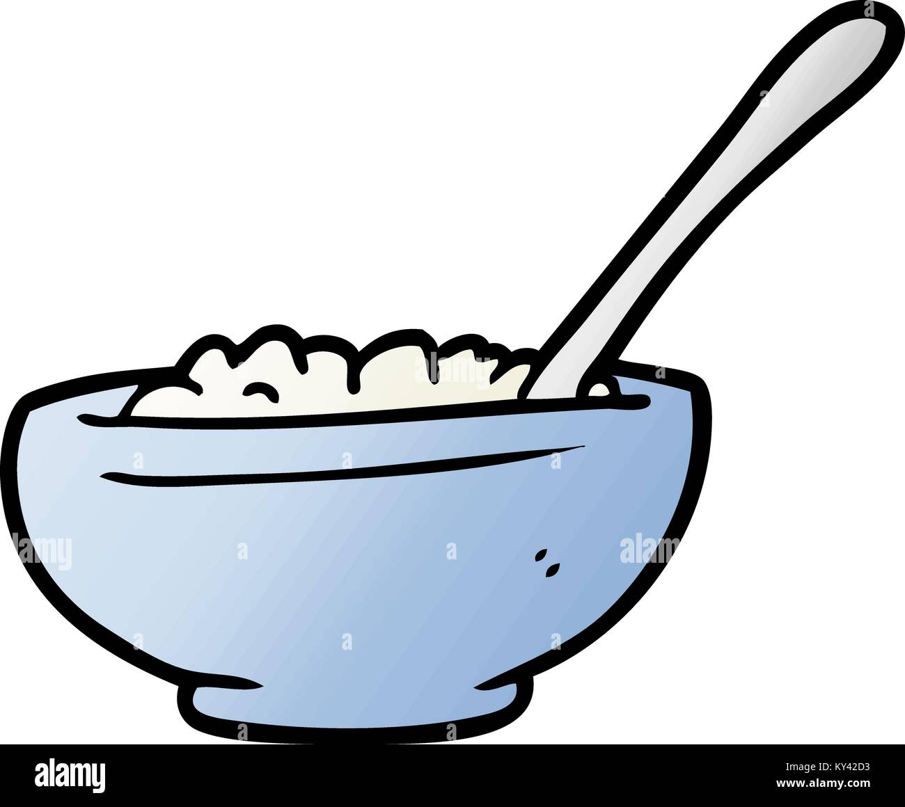 cartoon bowl of rice Stock Vector Image & Art - Alamy