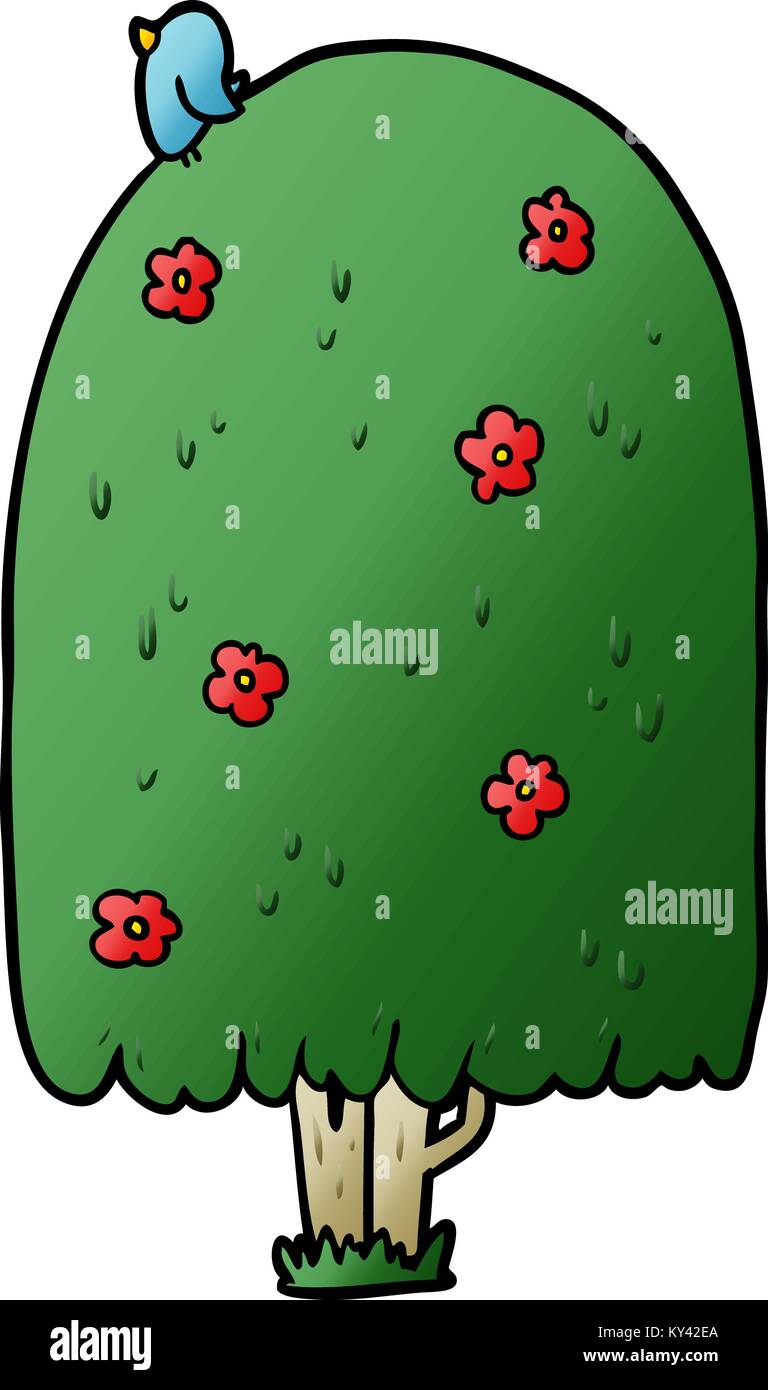 cartoon tall tree Stock Vector Image & Art - Alamy