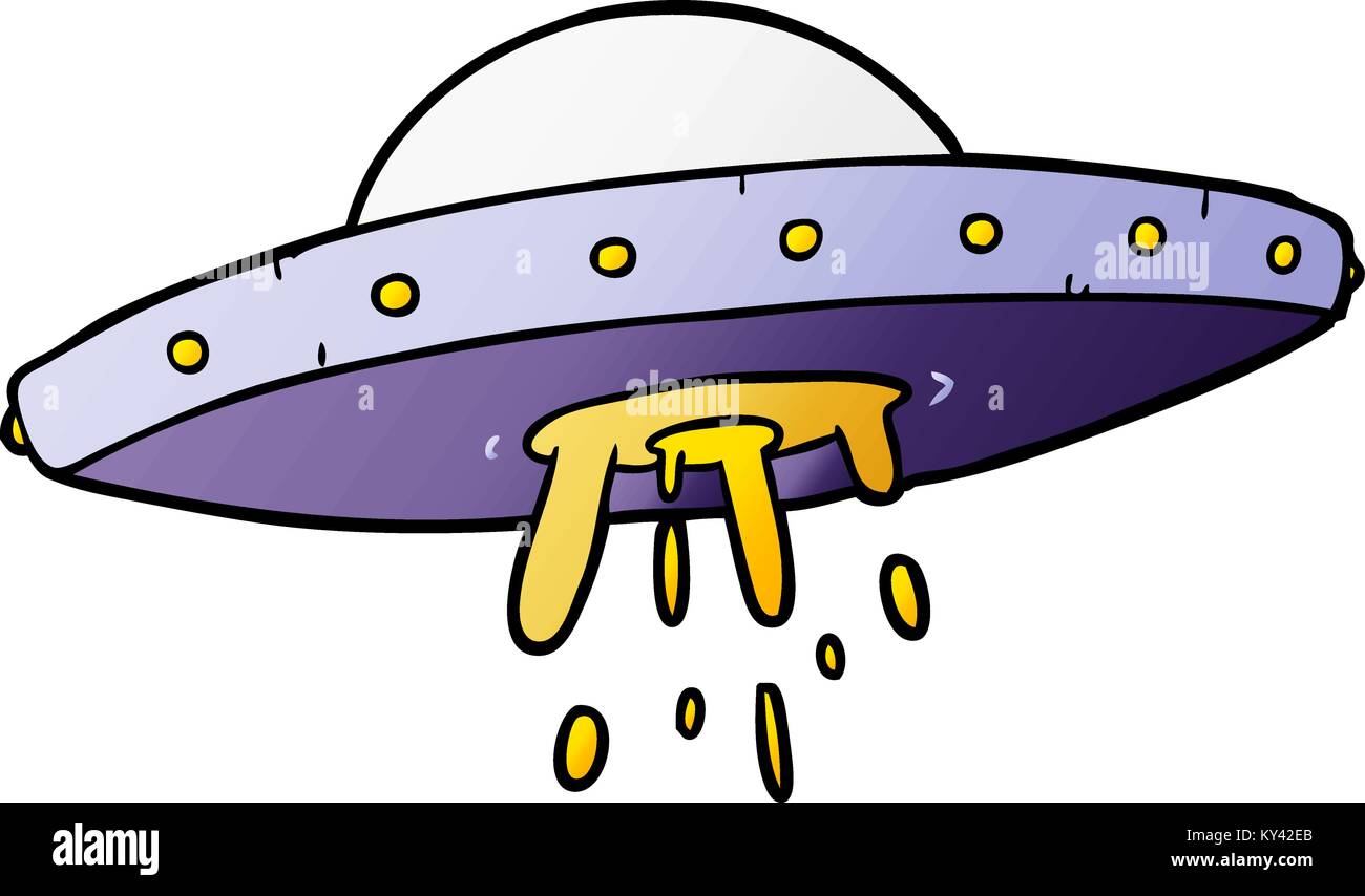 cartoon flying UFO Stock Vector Image & Art - Alamy