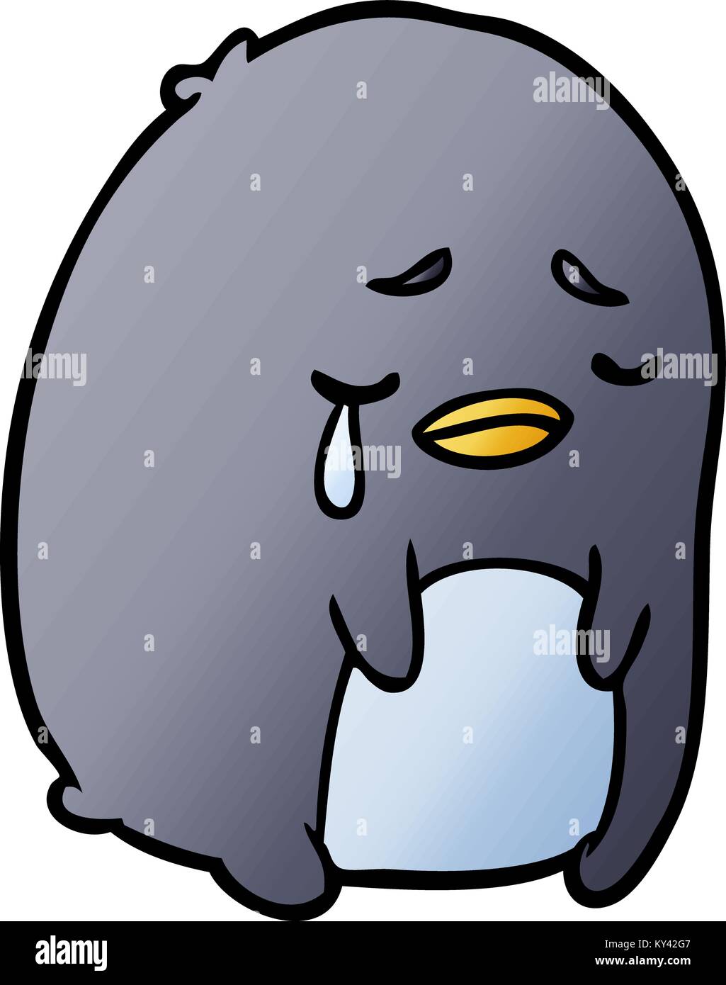 Crying Penguin Cartoon