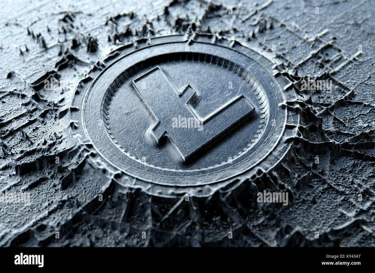 Cryptocurrency concept litecoin hi-res stock photography and images - Alamy