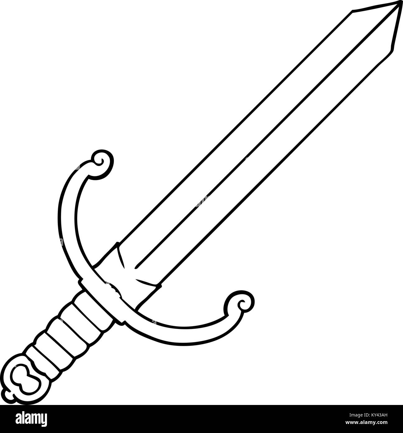 cartoon sword Stock Vector Image & Art - Alamy