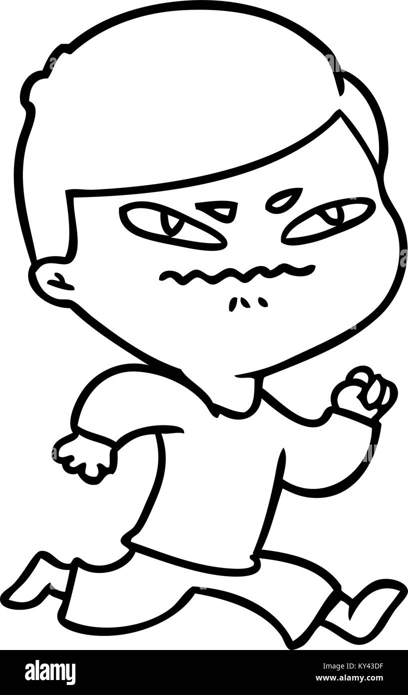 cartoon angry man Stock Vector Image & Art - Alamy