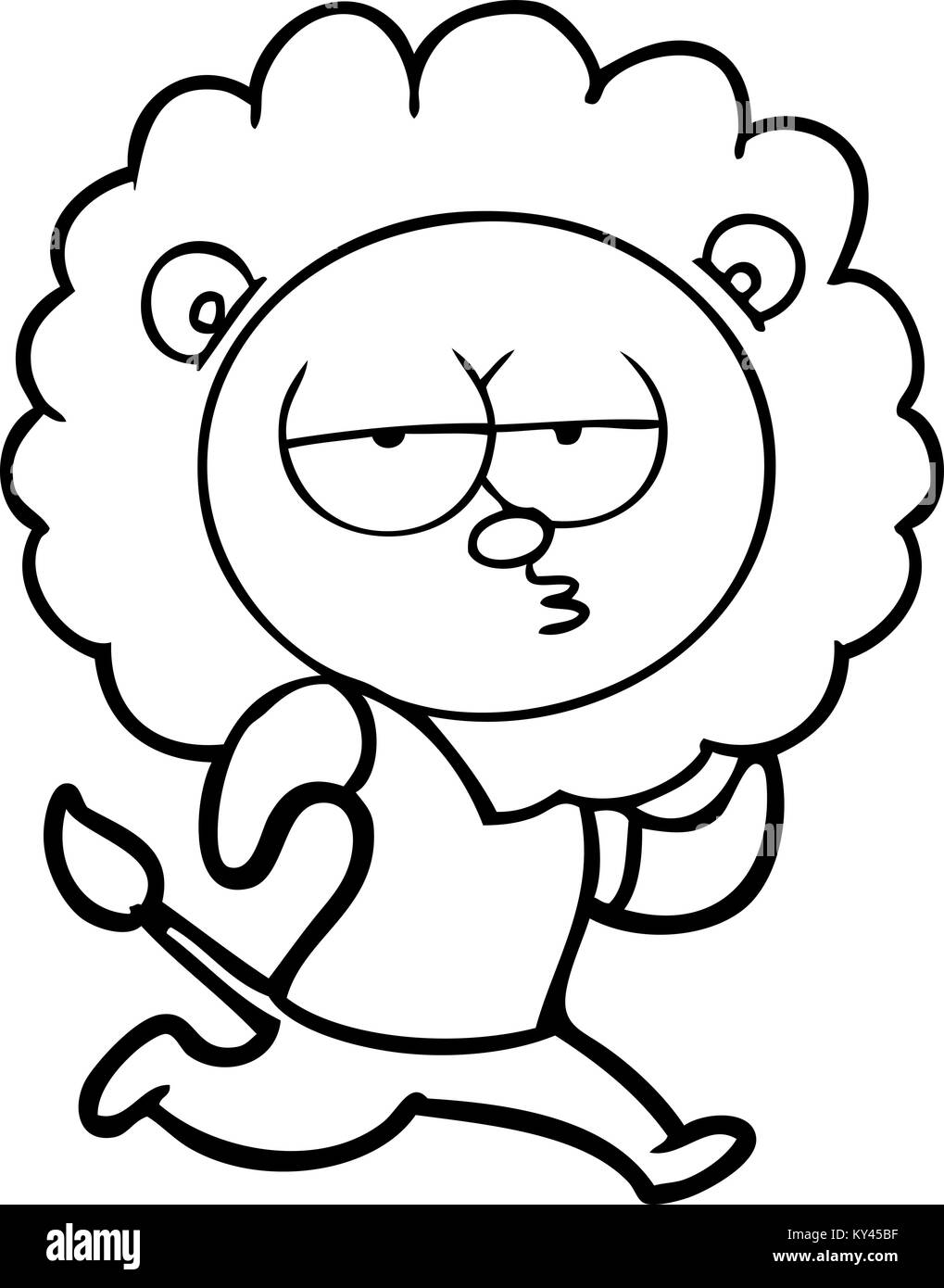 cartoon running lion Stock Vector Image & Art - Alamy