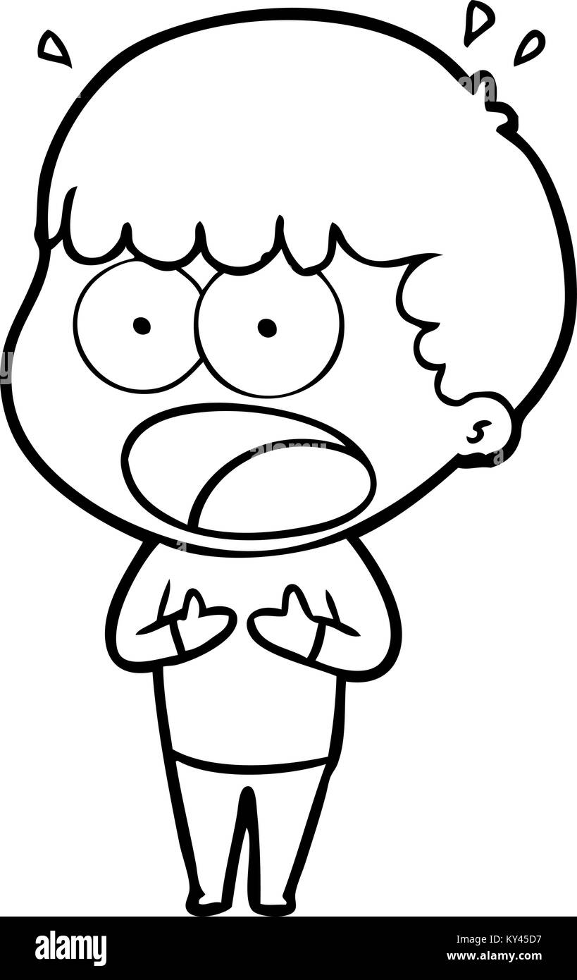 cartoon shocked man Stock Vector Image & Art - Alamy