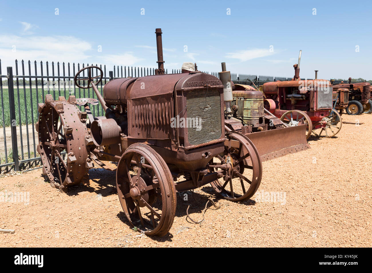Vintage tractors and other vehicles on display at the Crooked Carrot on ...