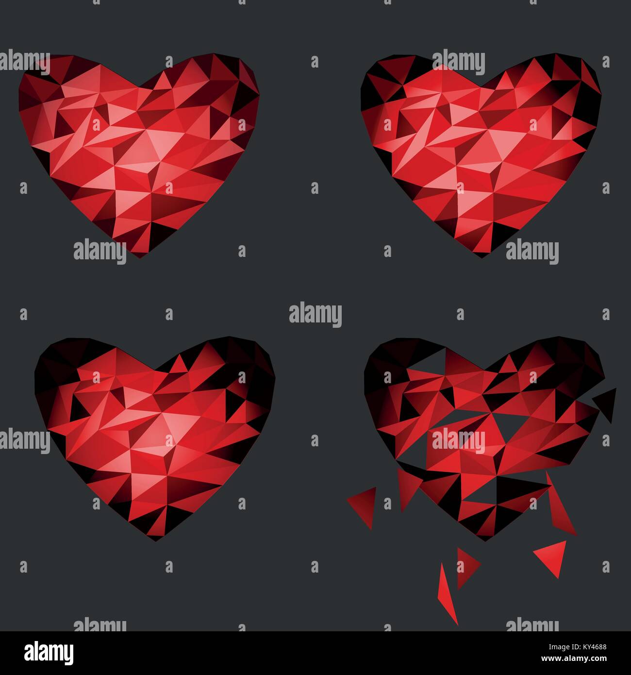 Broken pieces Stock Vector Images - Alamy