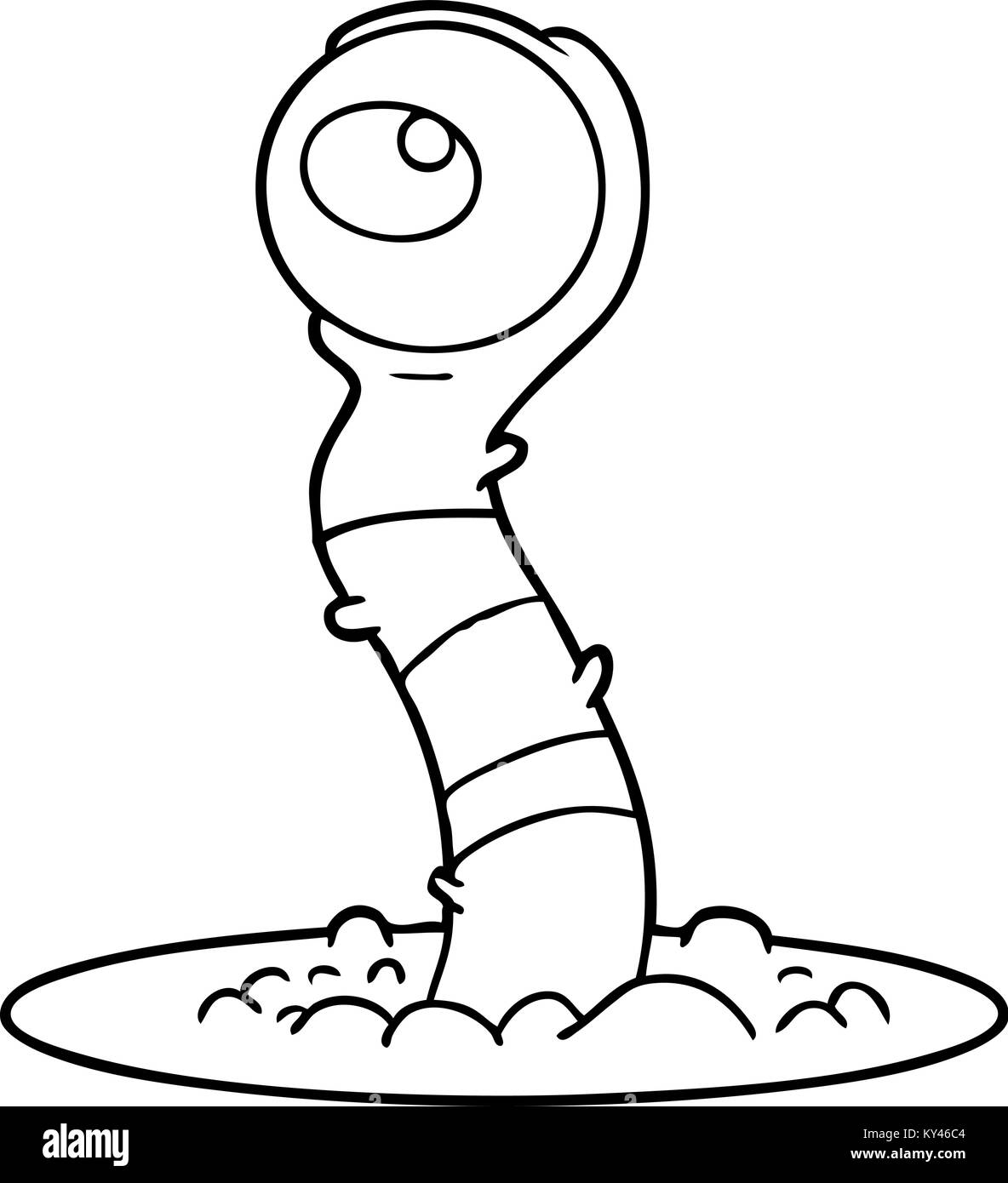 cartoon alien swamp monster Stock Vector Image & Art - Alamy