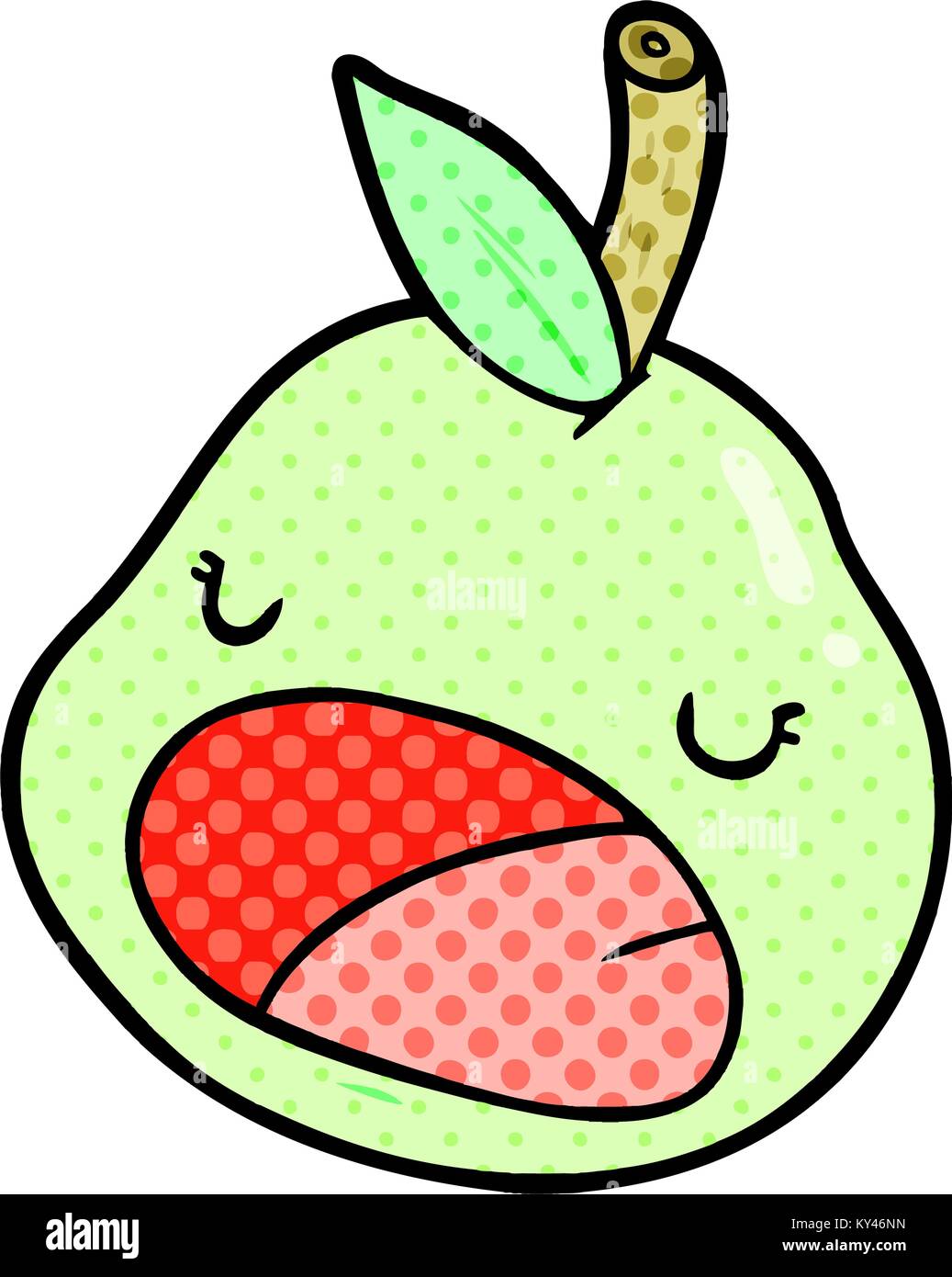 cute cartoon pear Stock Vector Image & Art - Alamy