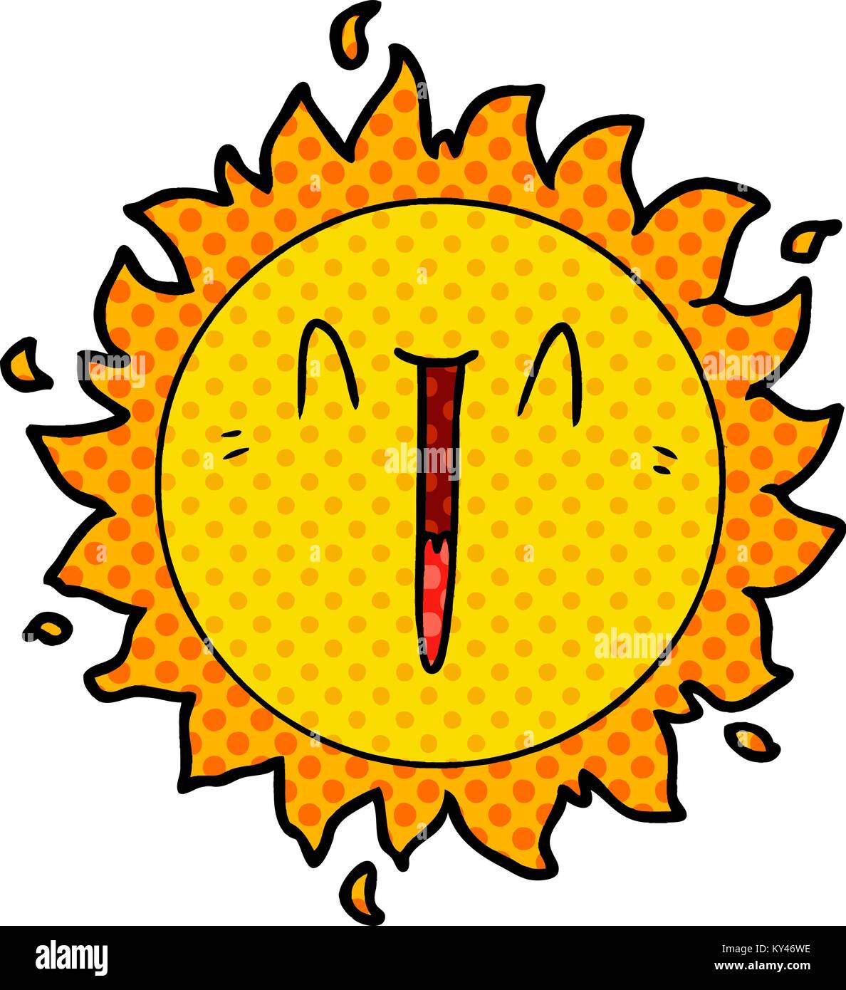 happy cartoon sun Stock Vector Image & Art - Alamy