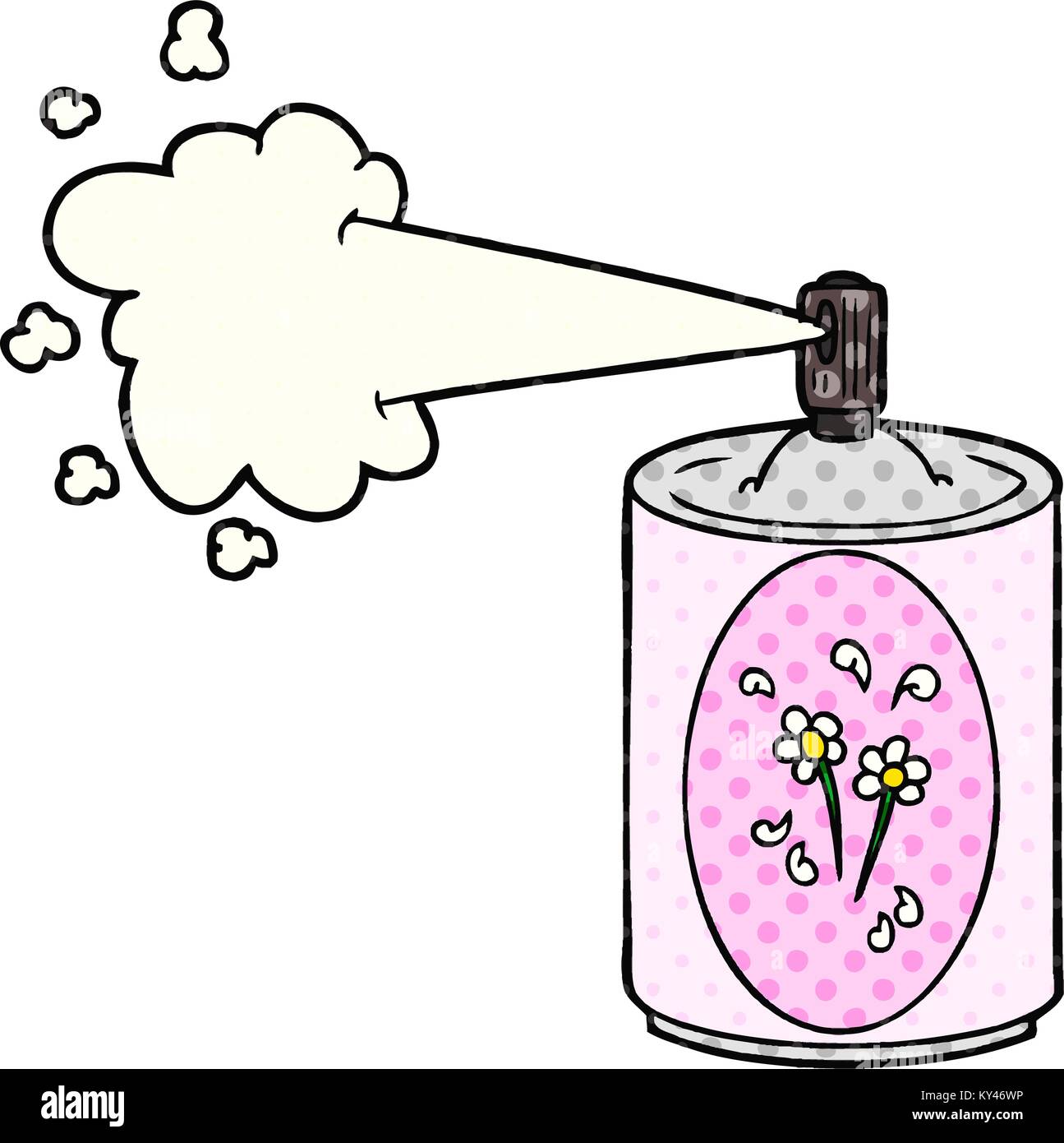cartoon aerosol freshener spray can Stock Vector Image & Art - Alamy