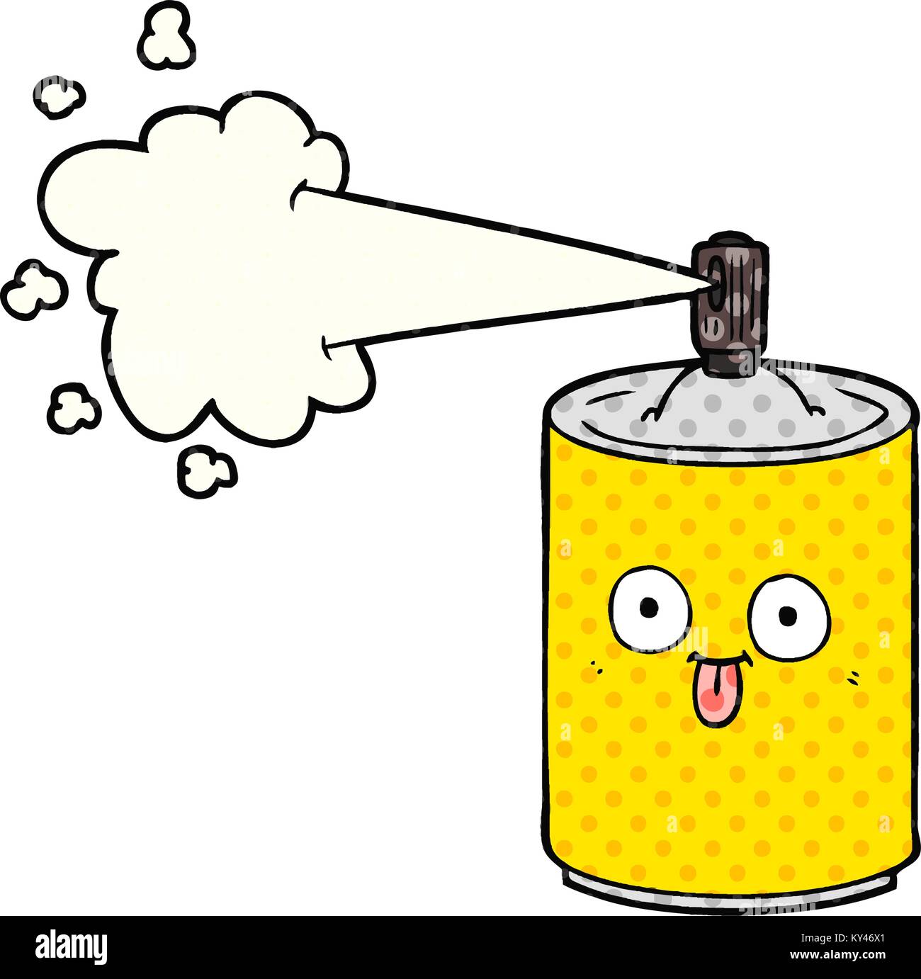 cartoon aerosol spray can Stock Vector Image & Art - Alamy