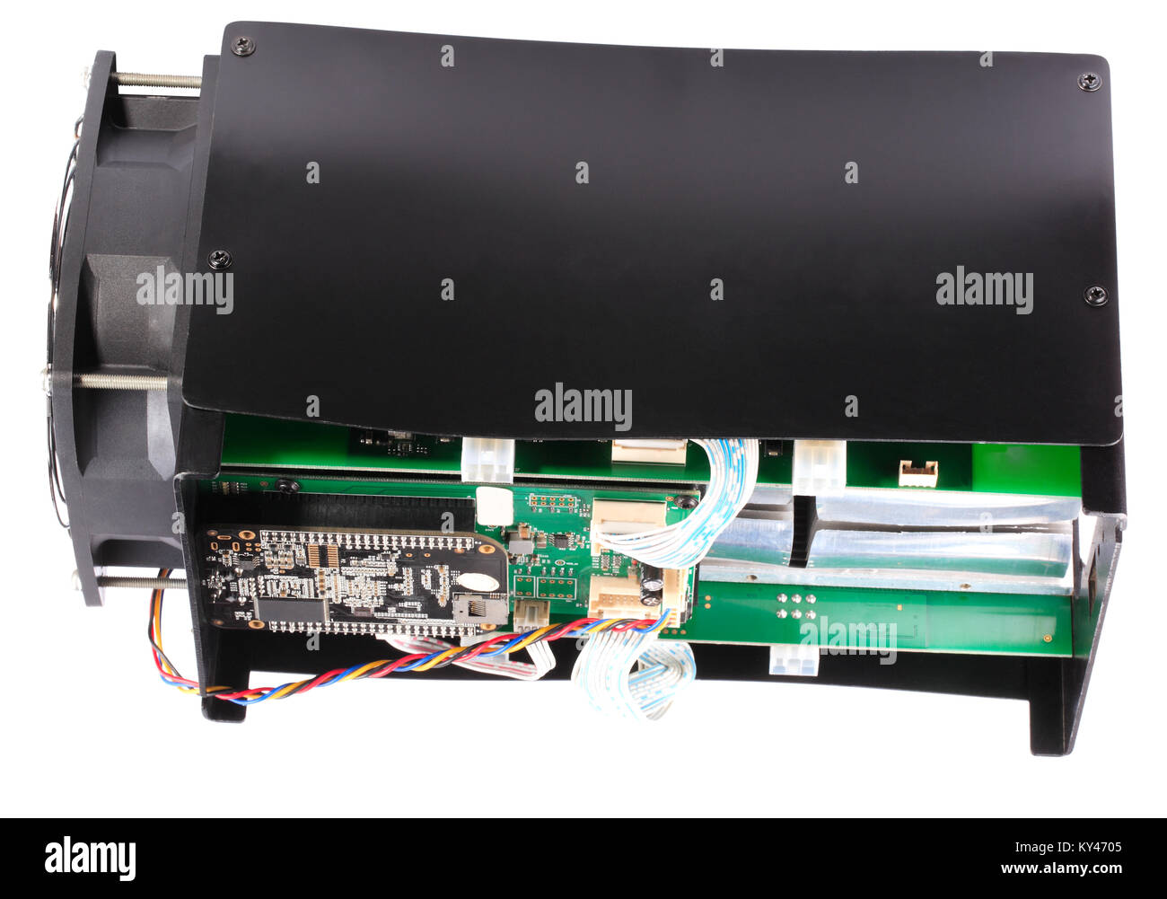 electronic device isolated on white background Stock Photo - Alamy