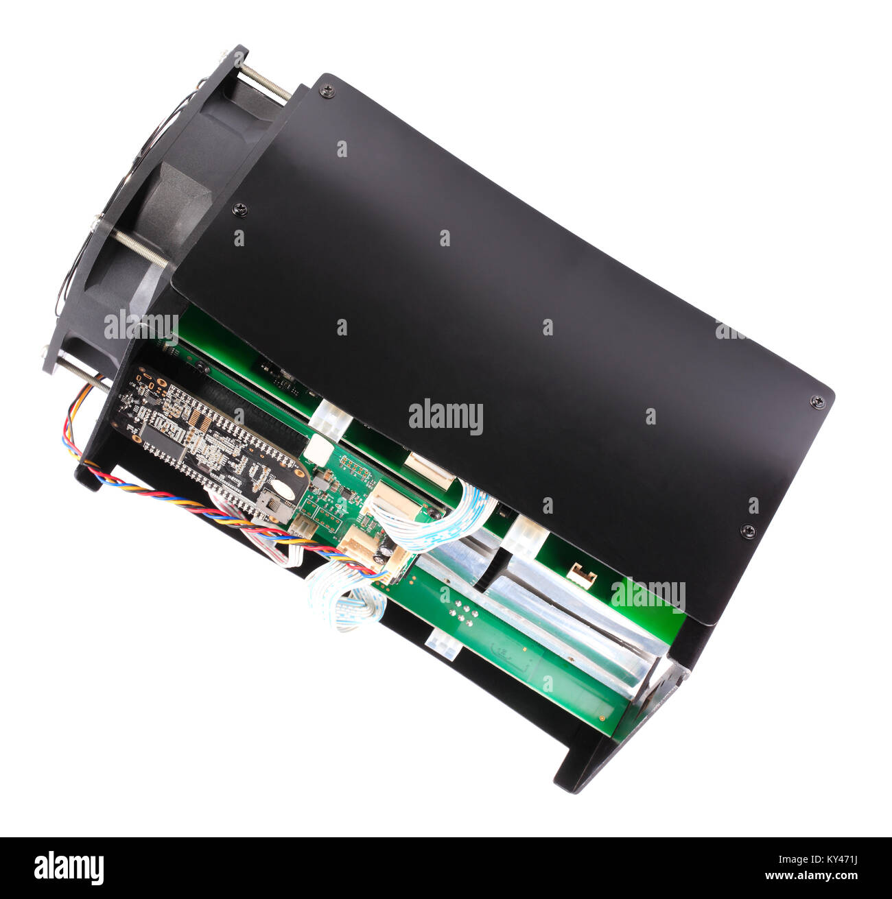 electronic device isolated on white background Stock Photo - Alamy