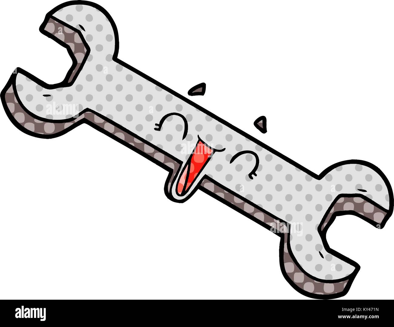 cartoon laughing spanner Stock Vector Image & Art - Alamy