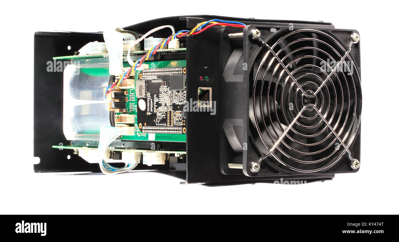 electronic device isolated on white background Stock Photo - Alamy