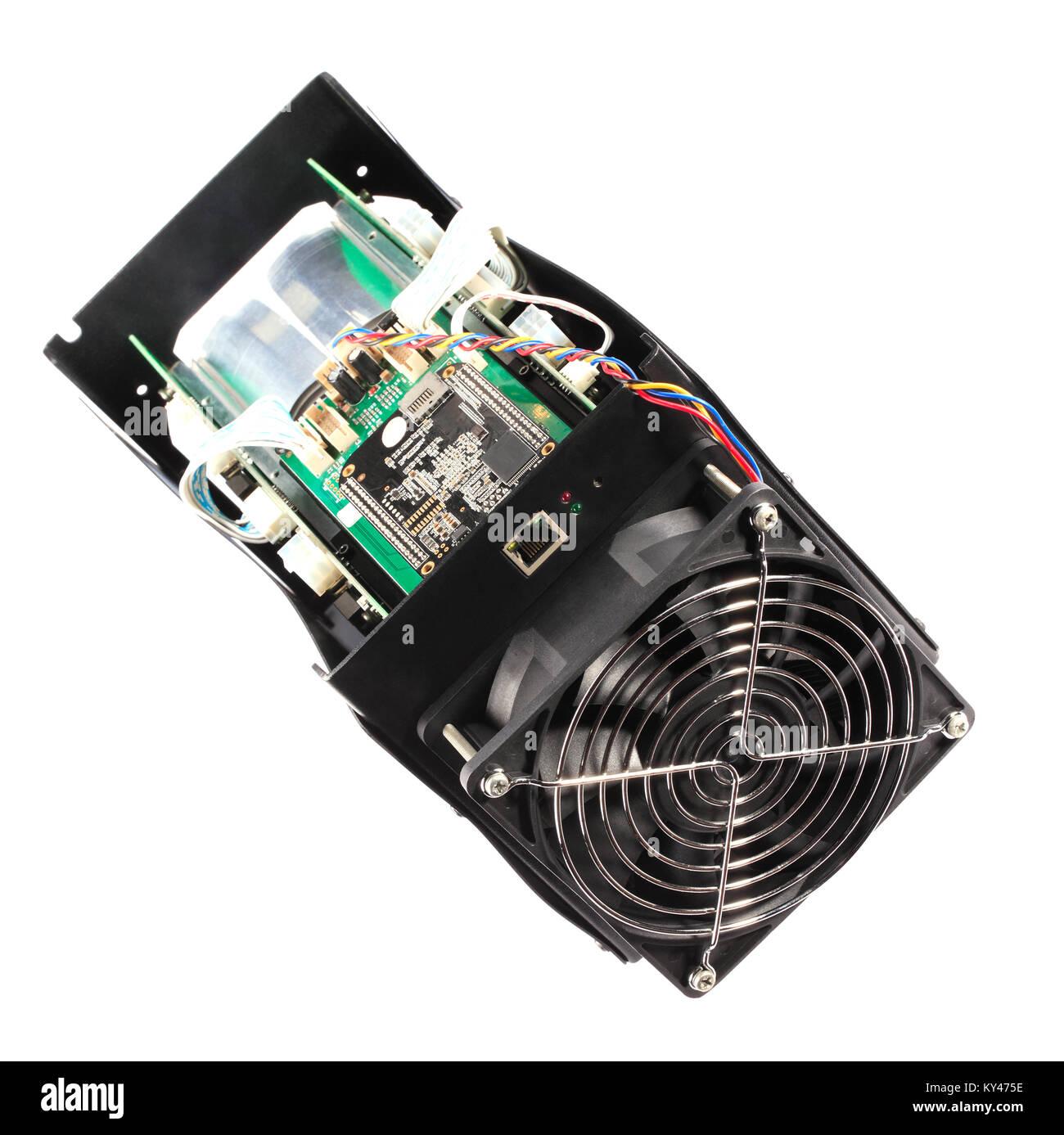 electronic device isolated on white background Stock Photo - Alamy