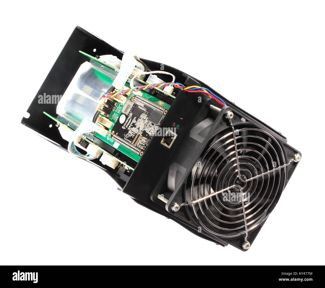 electronic device isolated on white background Stock Photo - Alamy