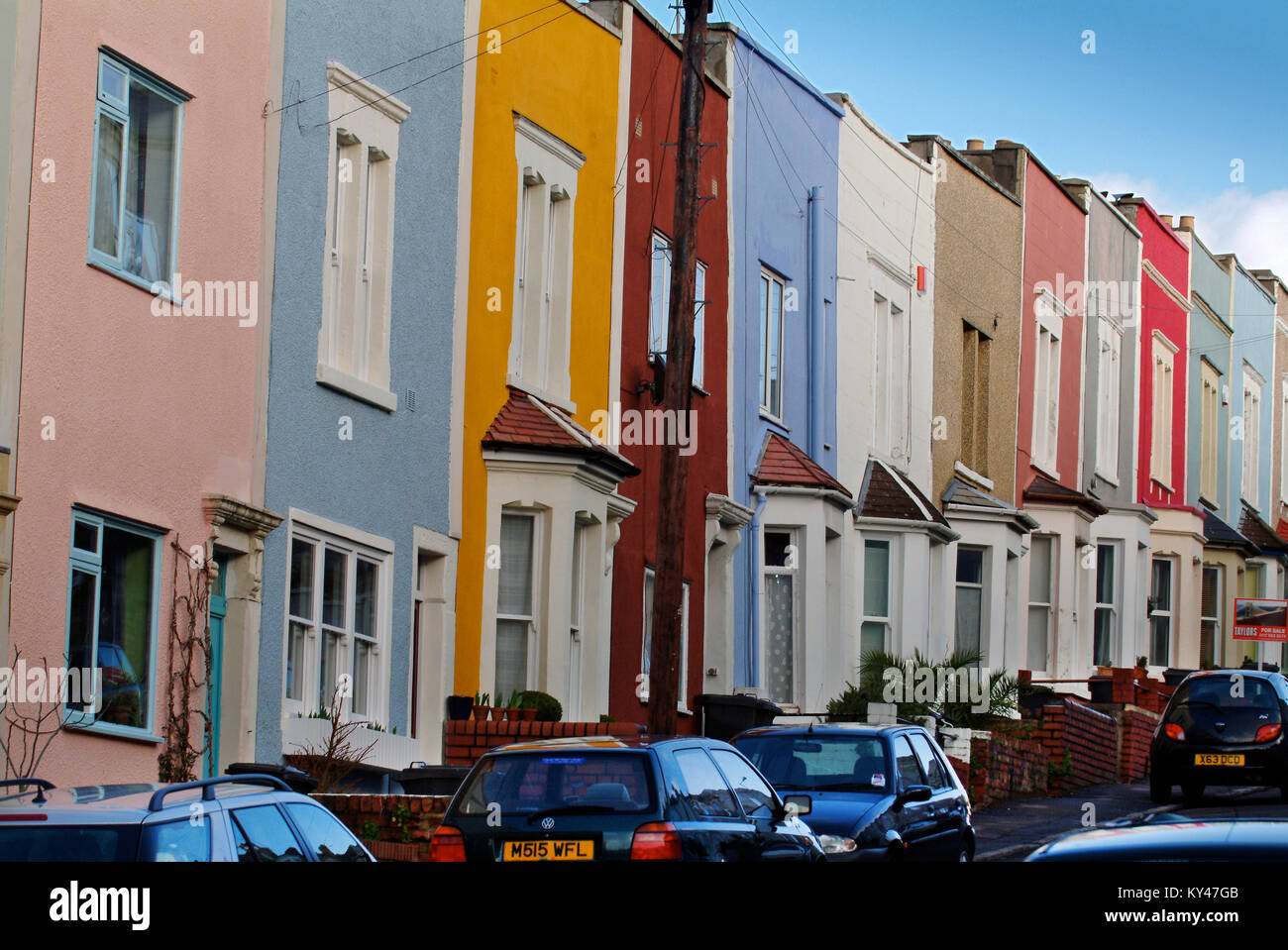 Bristol terrace colours hi-res stock photography and images - Alamy