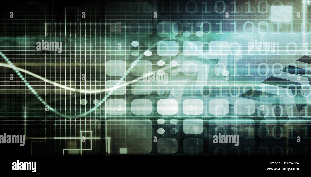 Technology Abstract as a Concept Background Art Stock Photo - Alamy