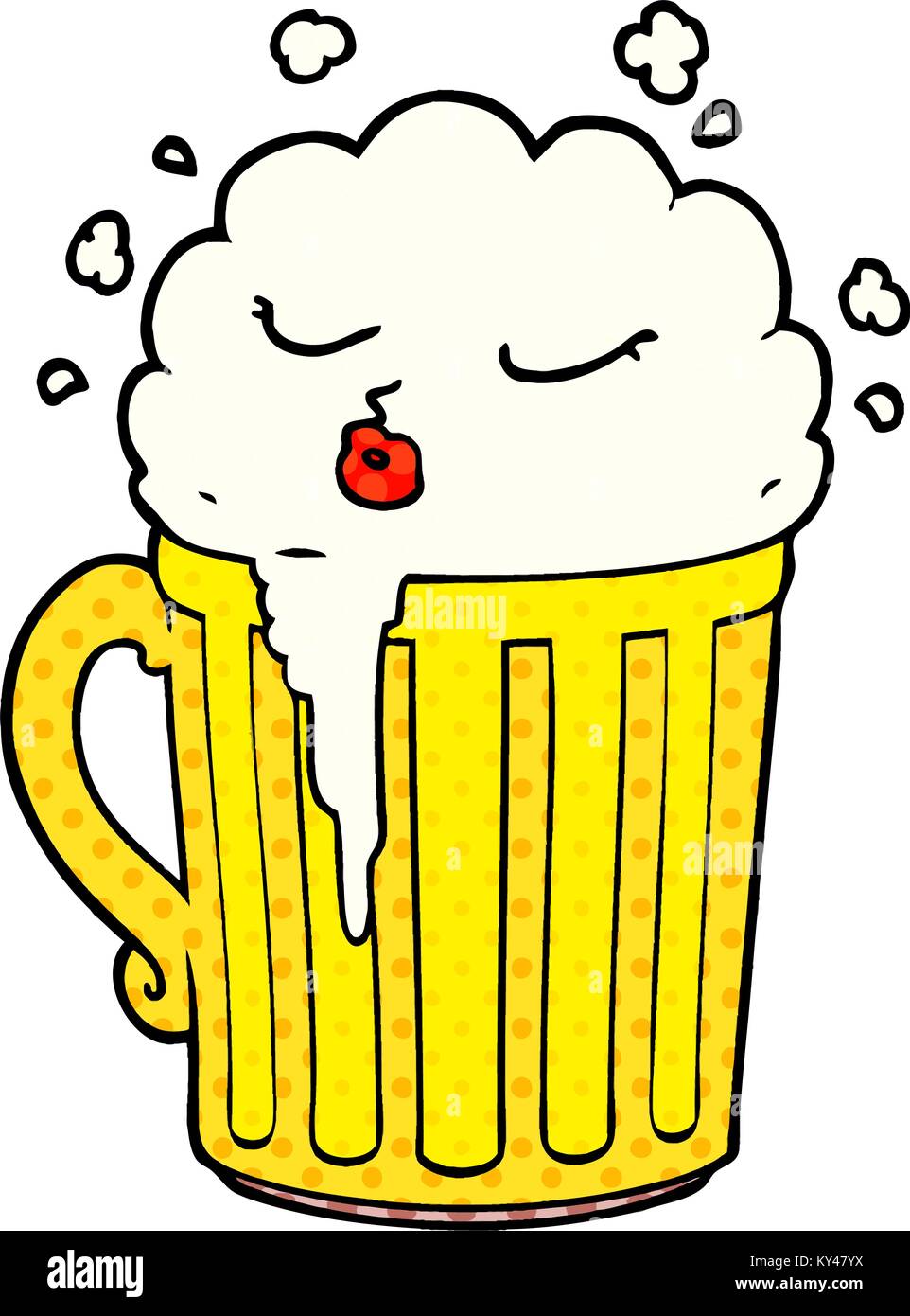 cartoon mug of beer Stock Vector Image & Art - Alamy