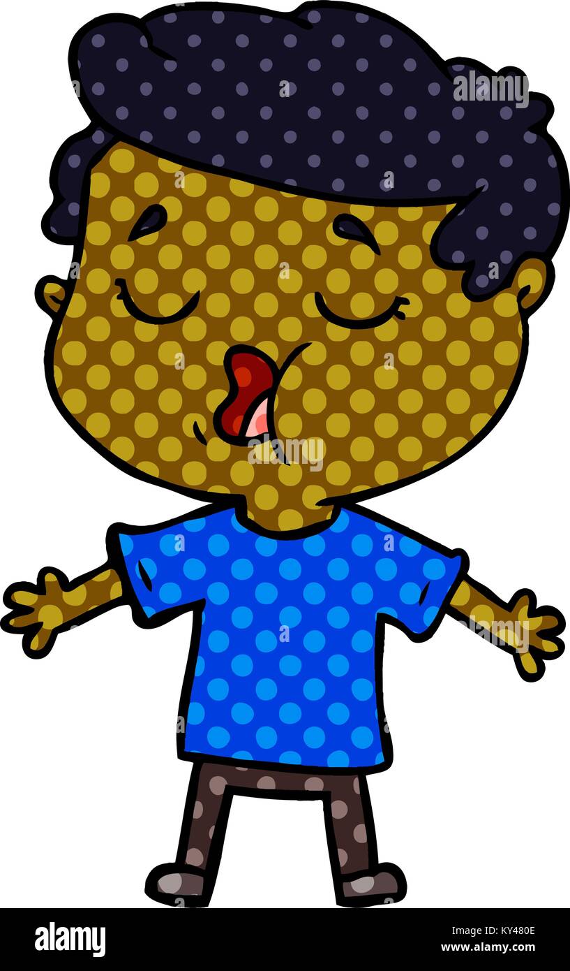 cartoon man talking Stock Vector Image & Art - Alamy