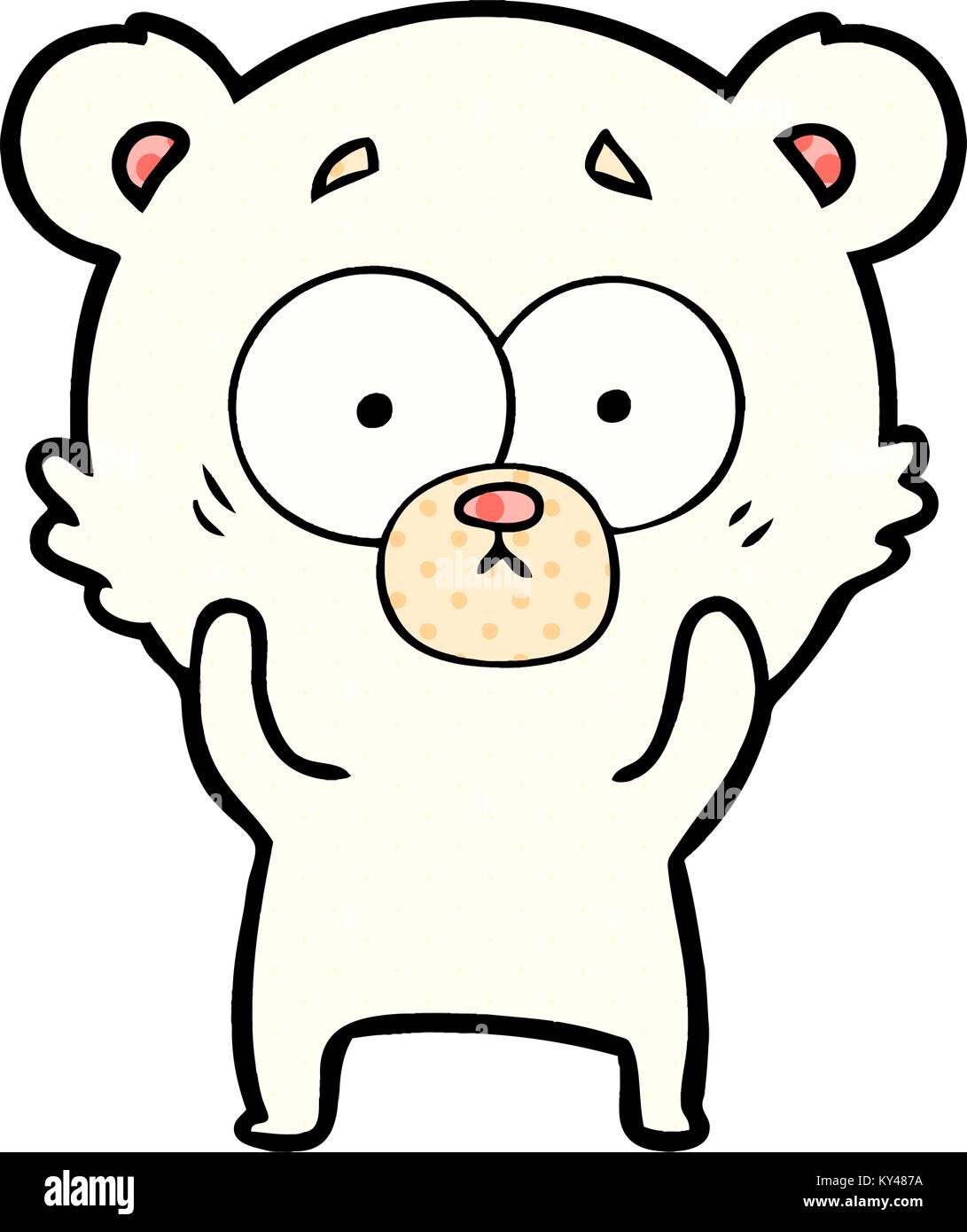 surprised polar bear cartoon Stock Vector Image & Art - Alamy