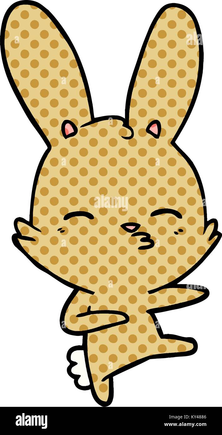 curious bunny cartoon Stock Vector Image & Art - Alamy