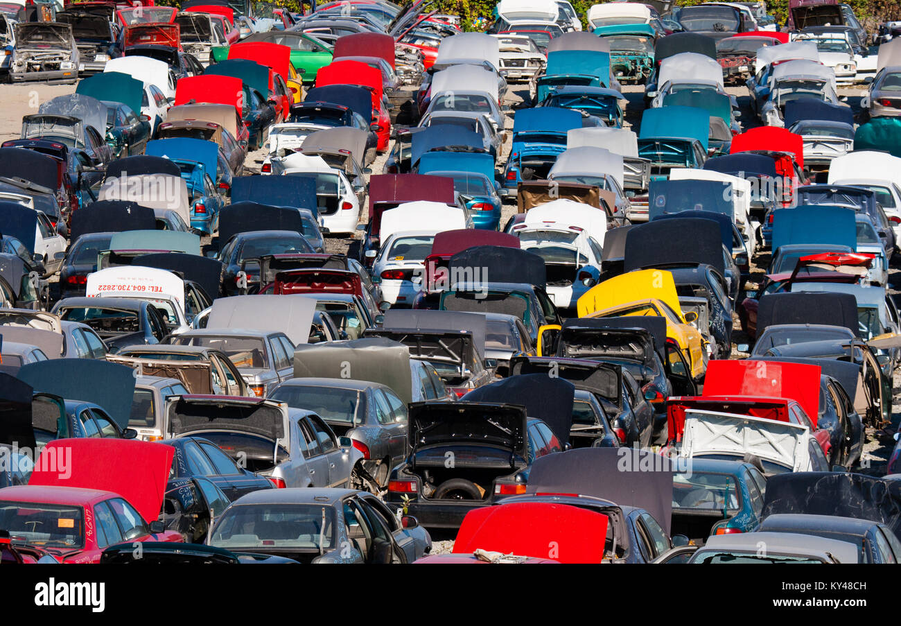 used cars at part out yard will be sold for used parts and then ...